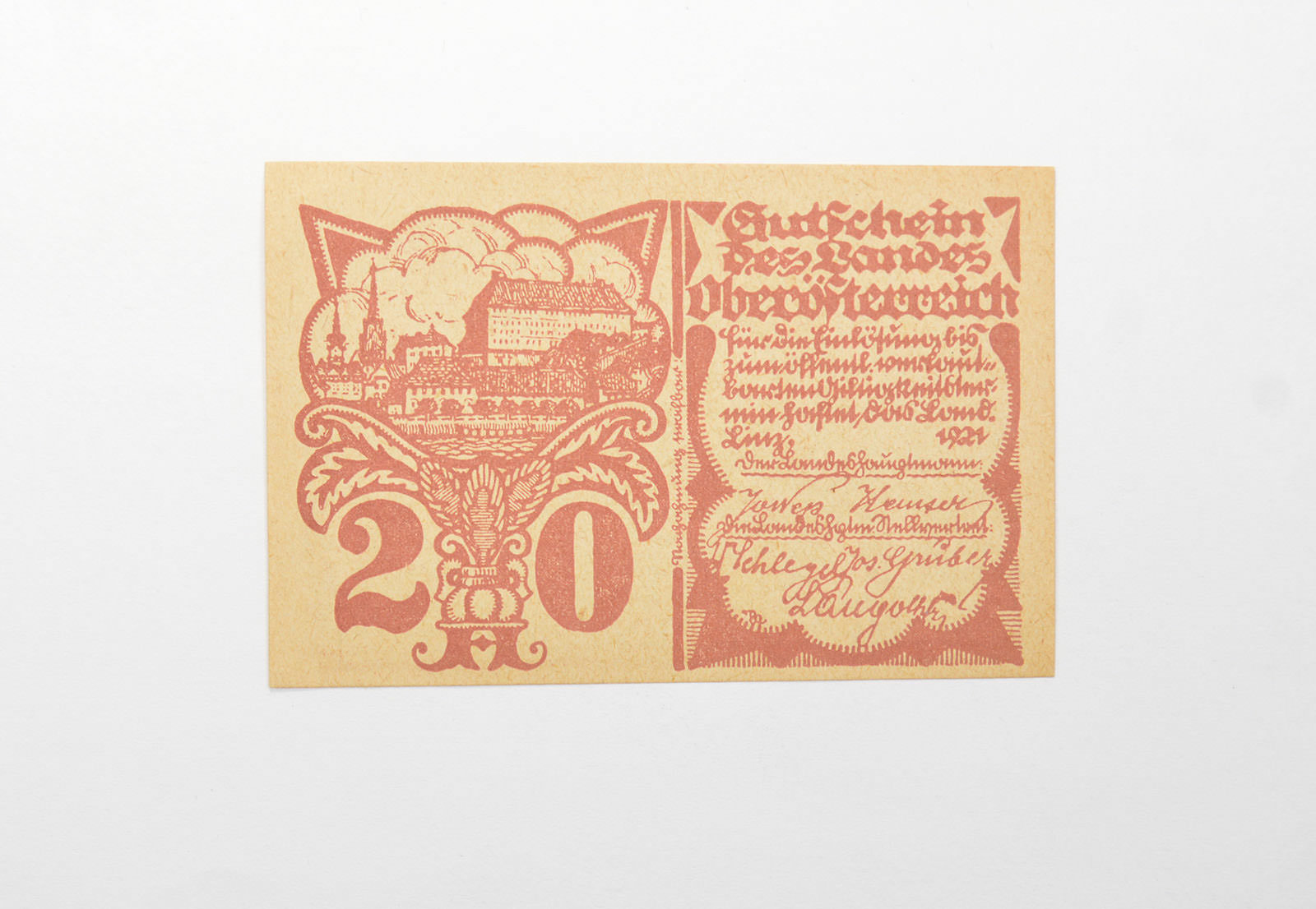 German - Notgeld Note - Historic - 1920's/30's Era - Great Art ...
