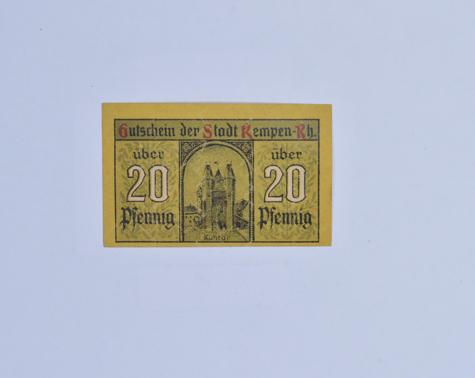 German - Notgeld Note - Historic - 1920's/30's Era - Great Art WWI ...