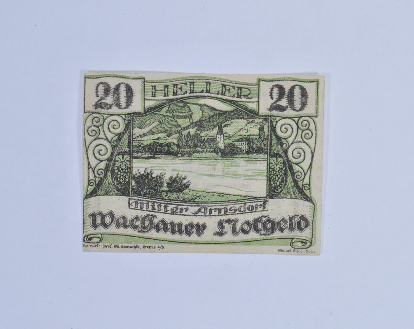 German - Notgeld Note - Historic - 1920's/30's Era - Great Art WWI ...