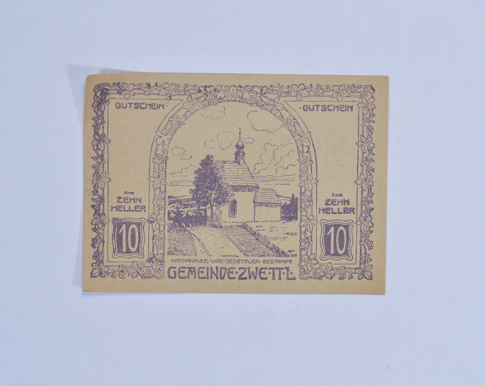 German - Notgeld Note - Historic - 1920's/30's Era - Great Art WWI ...