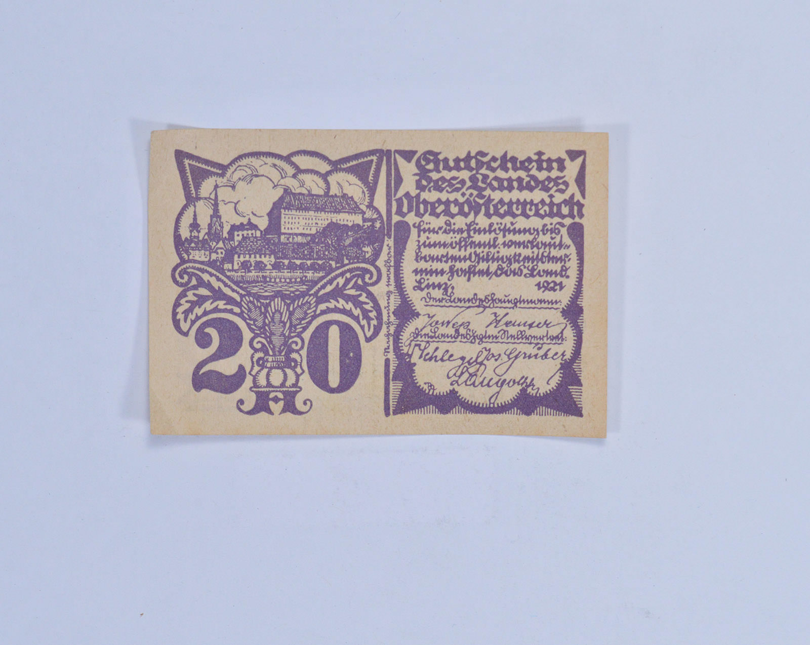 German - Notgeld Note - Historic - 1920's/30's Era - Great Art WWI ...