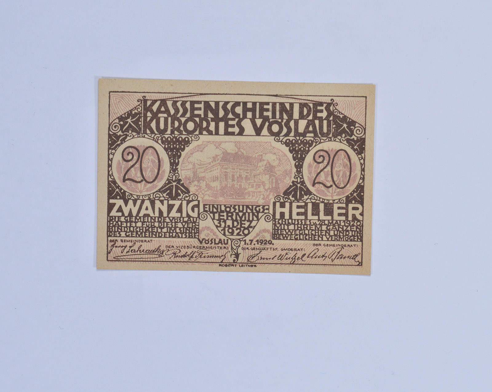 German - Notgeld Note - Historic - 1920's/30's Era - Great Art WWI ...
