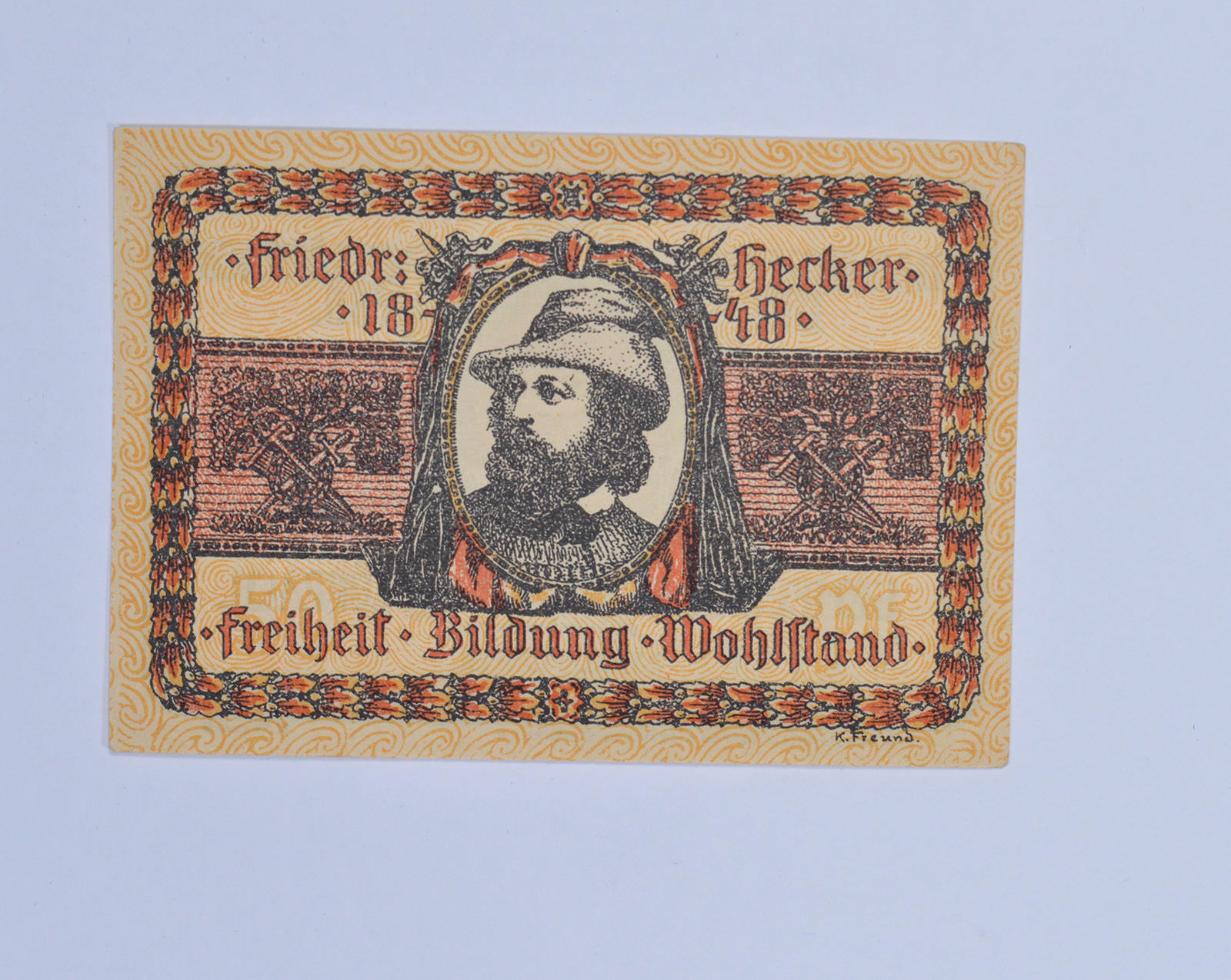 German - Notgeld Note - Historic - 1920's/30's Era - Great Art WWI ...