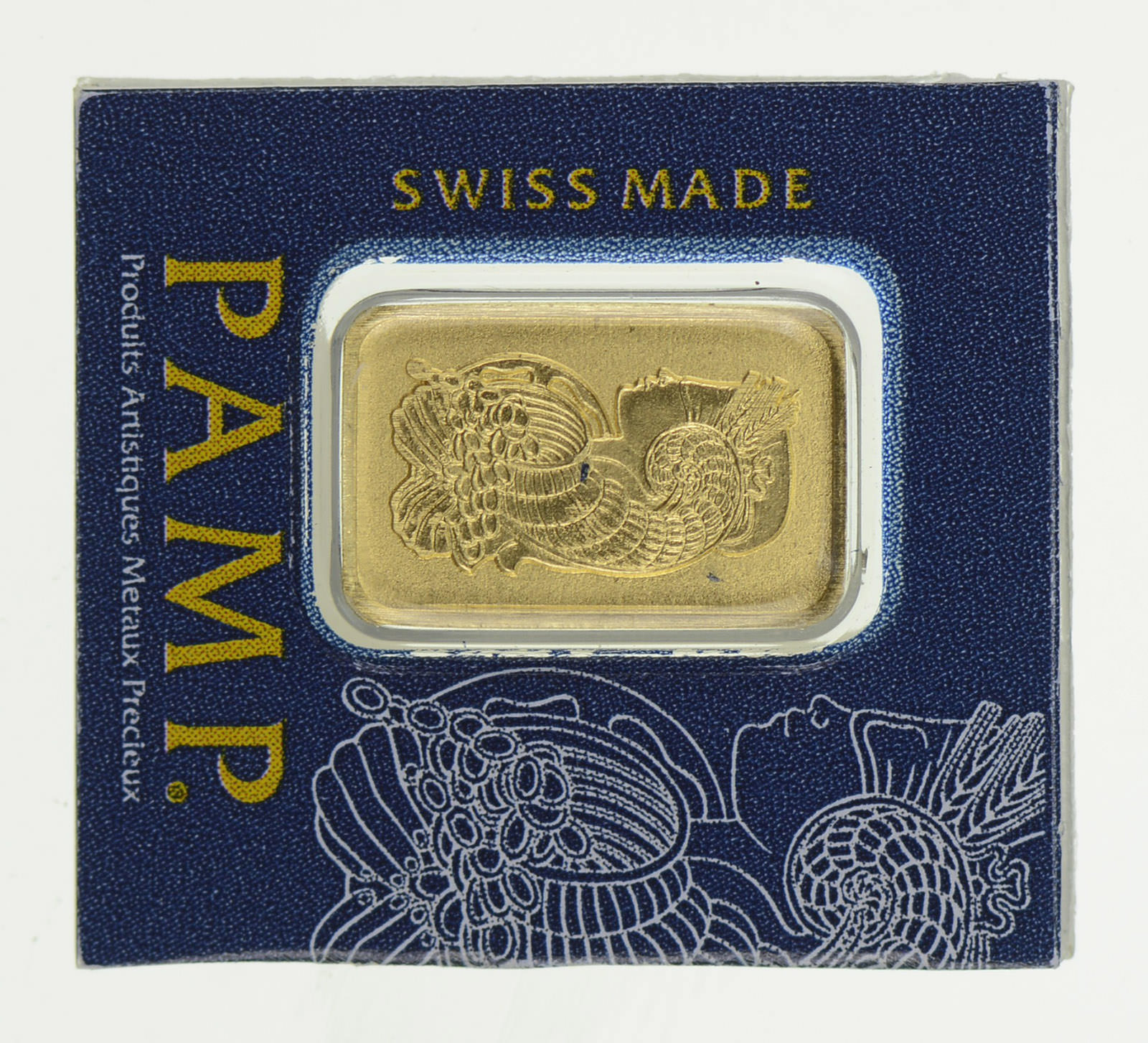 GOLD Bar PAMP Swiss Made 1g AU 999.9 Bar | Property Room