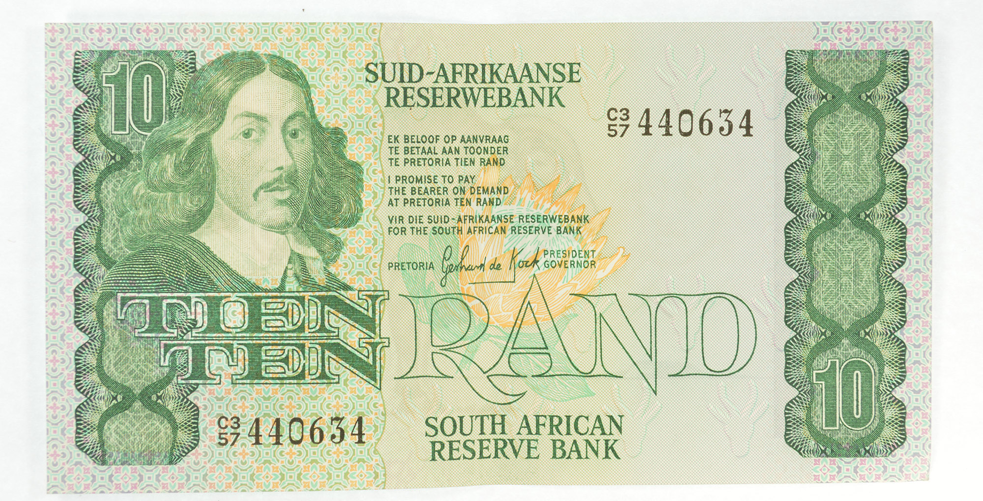 Great Artwork - South African Rand Bank Note - Collectible Currency ...