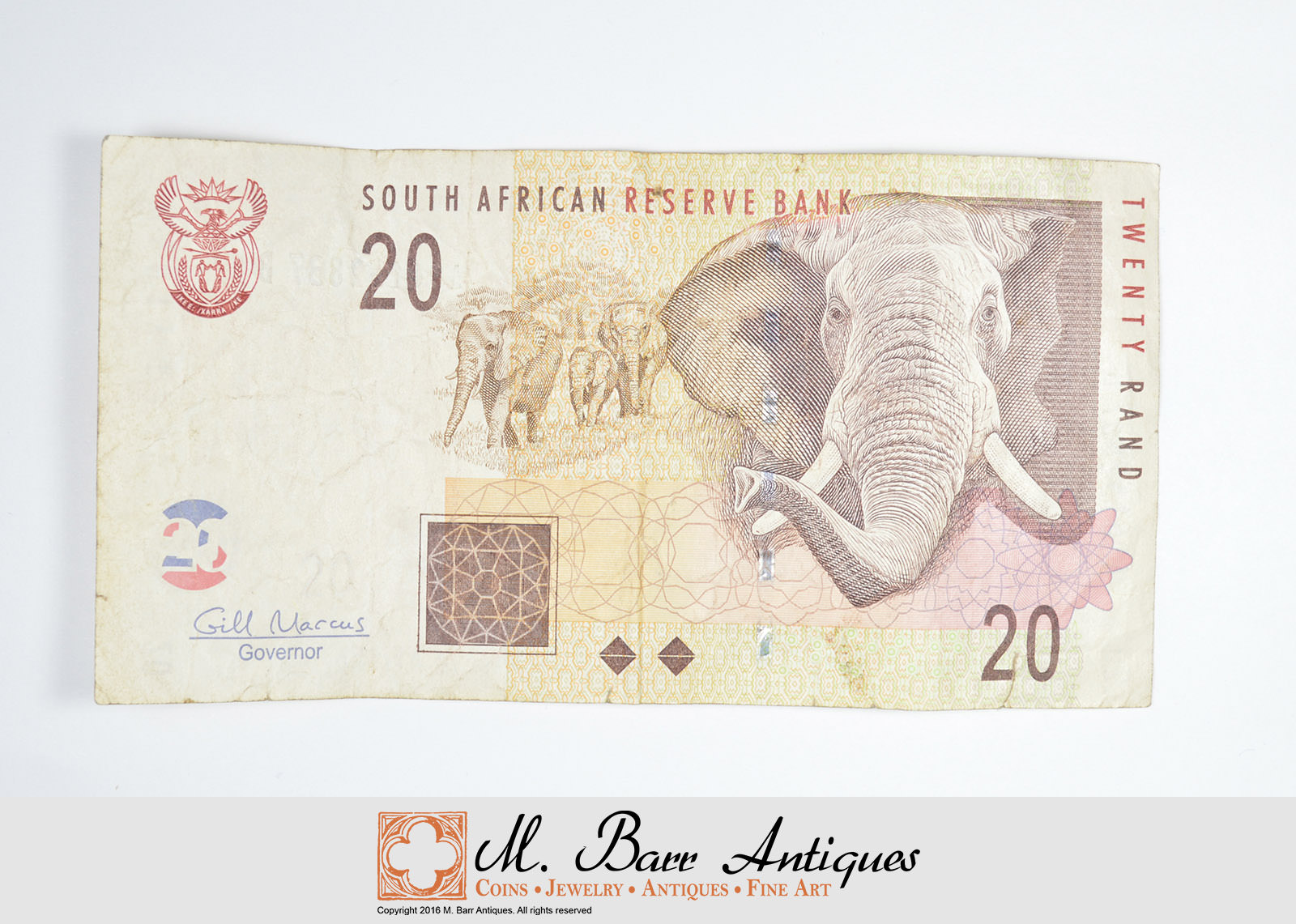 Great Artwork - South African Rand Bank Note - Collectible Currency ...