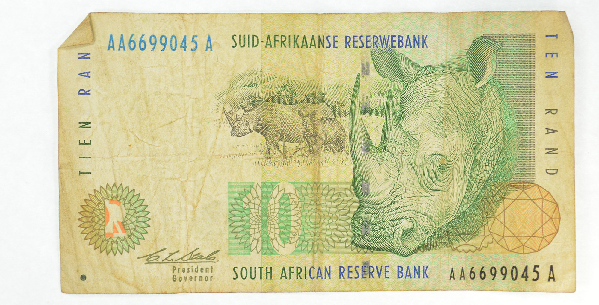 Great Artwork - South African Rand Bank Note - Collectible Currency ...