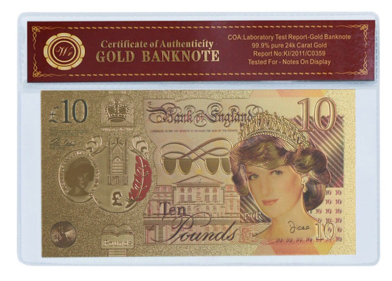 Great Britain 10 Pound 2017 Princess Diana- Beautifully Displayed ...