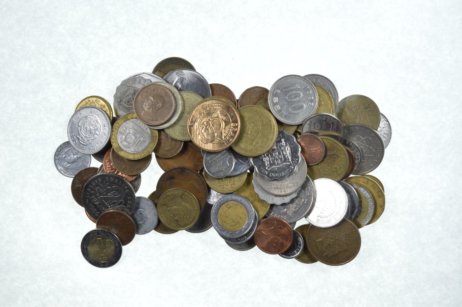 HAND Full of Mixed World Coins - Collection Great Lot Mix Bulk ...