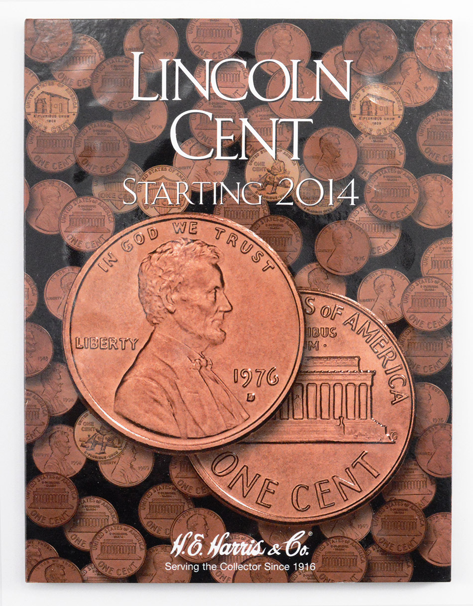 H.E. Harris Lincoln Cent Coin Folder Starting 2014 | Property Room