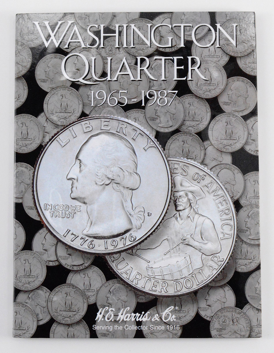 H.E. Harris Washington Quarter Coin Folder 1965-1987 | Property Room