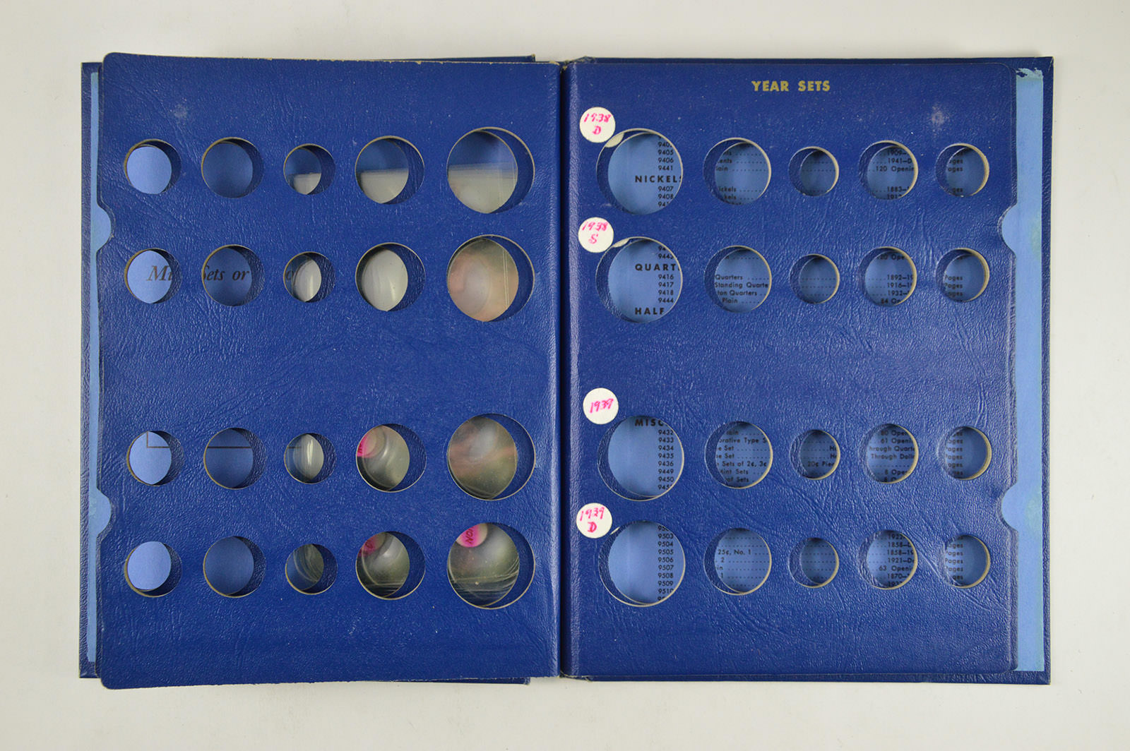 High Quality Year Sets Coin Album | Property Room