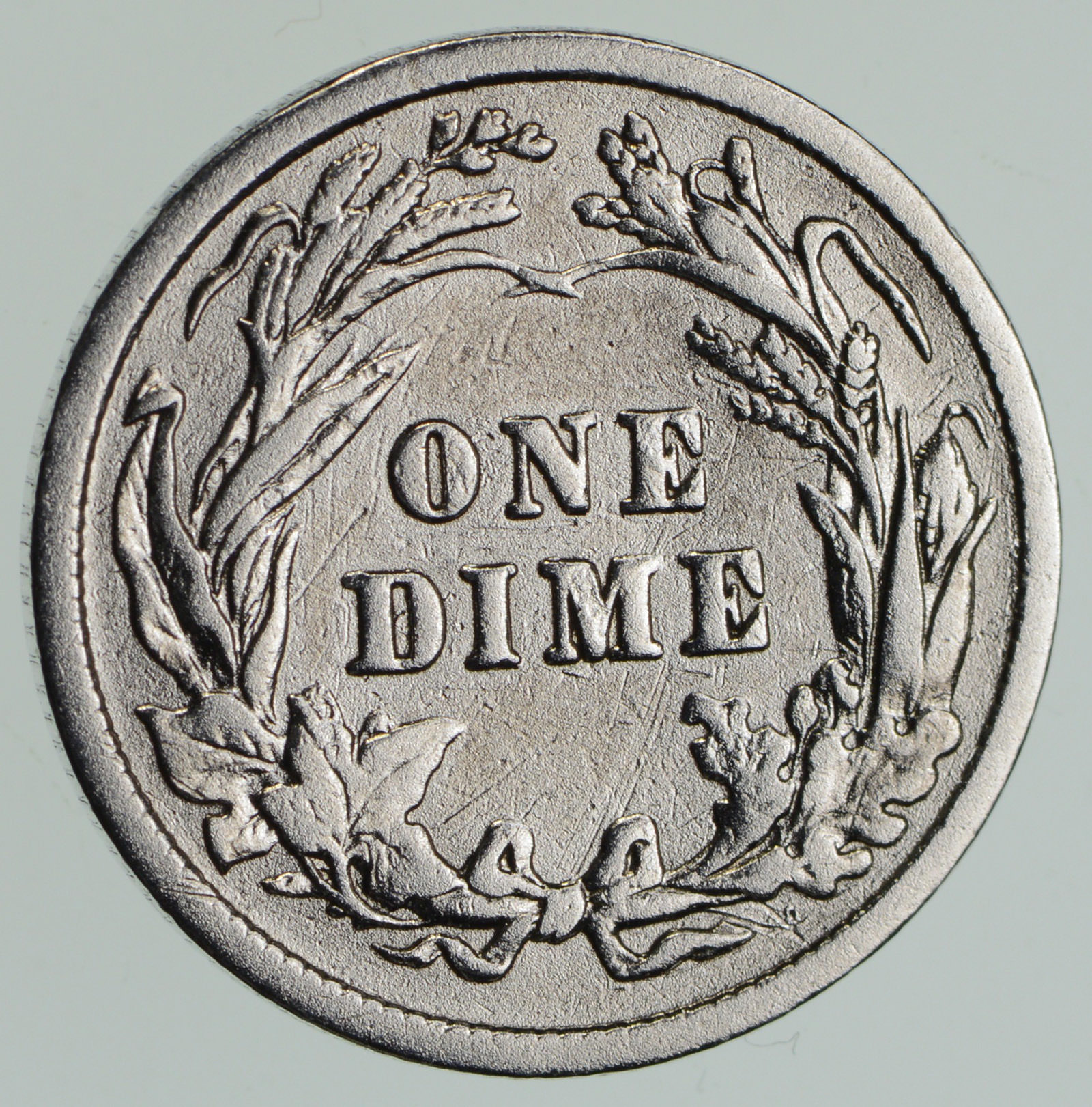 Higher Grade - 1907 Barber Liberty US Silver Dime - Great Detail in ...