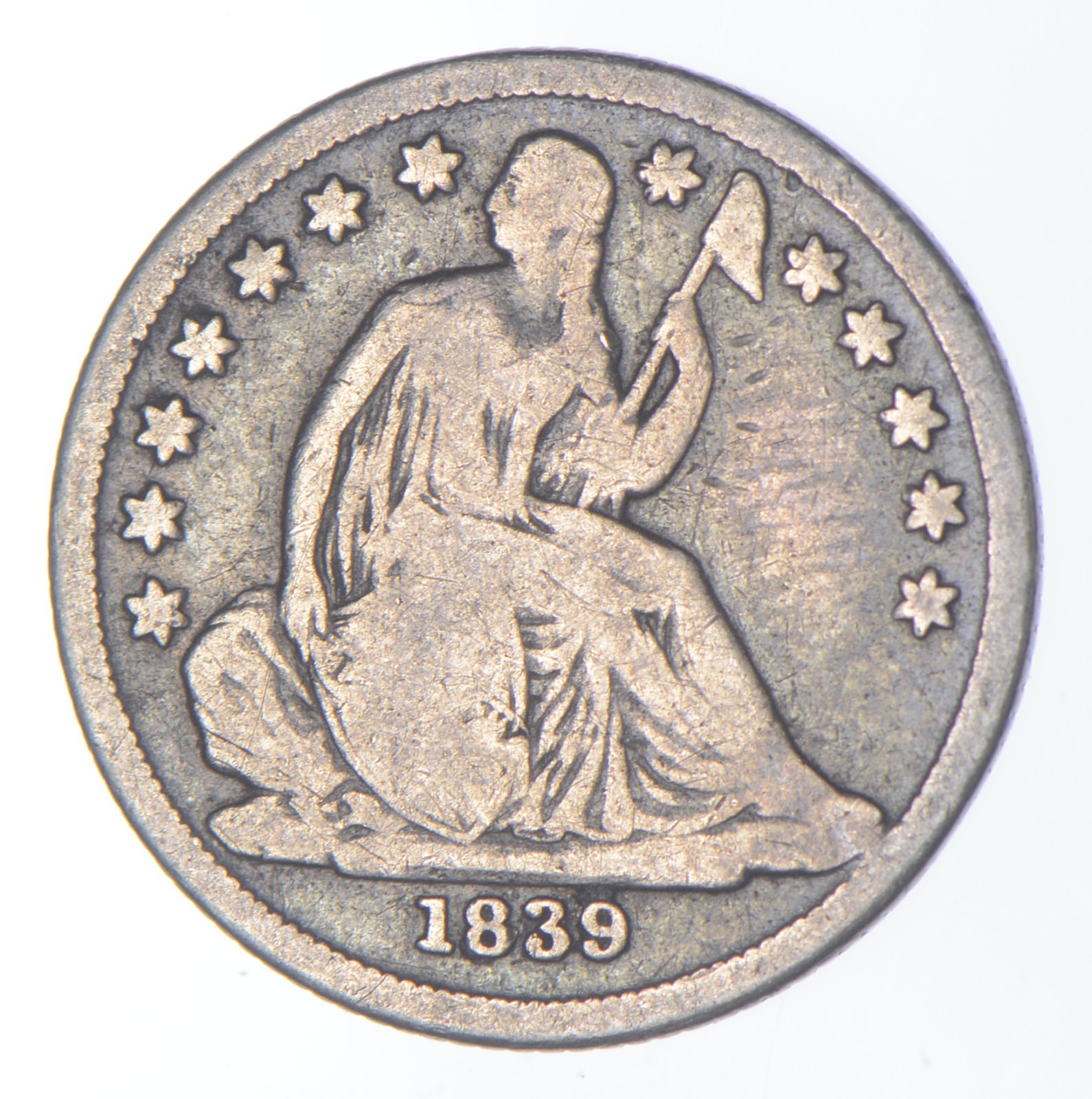Historic 1839-O Seated Liberty Dime | Property Room