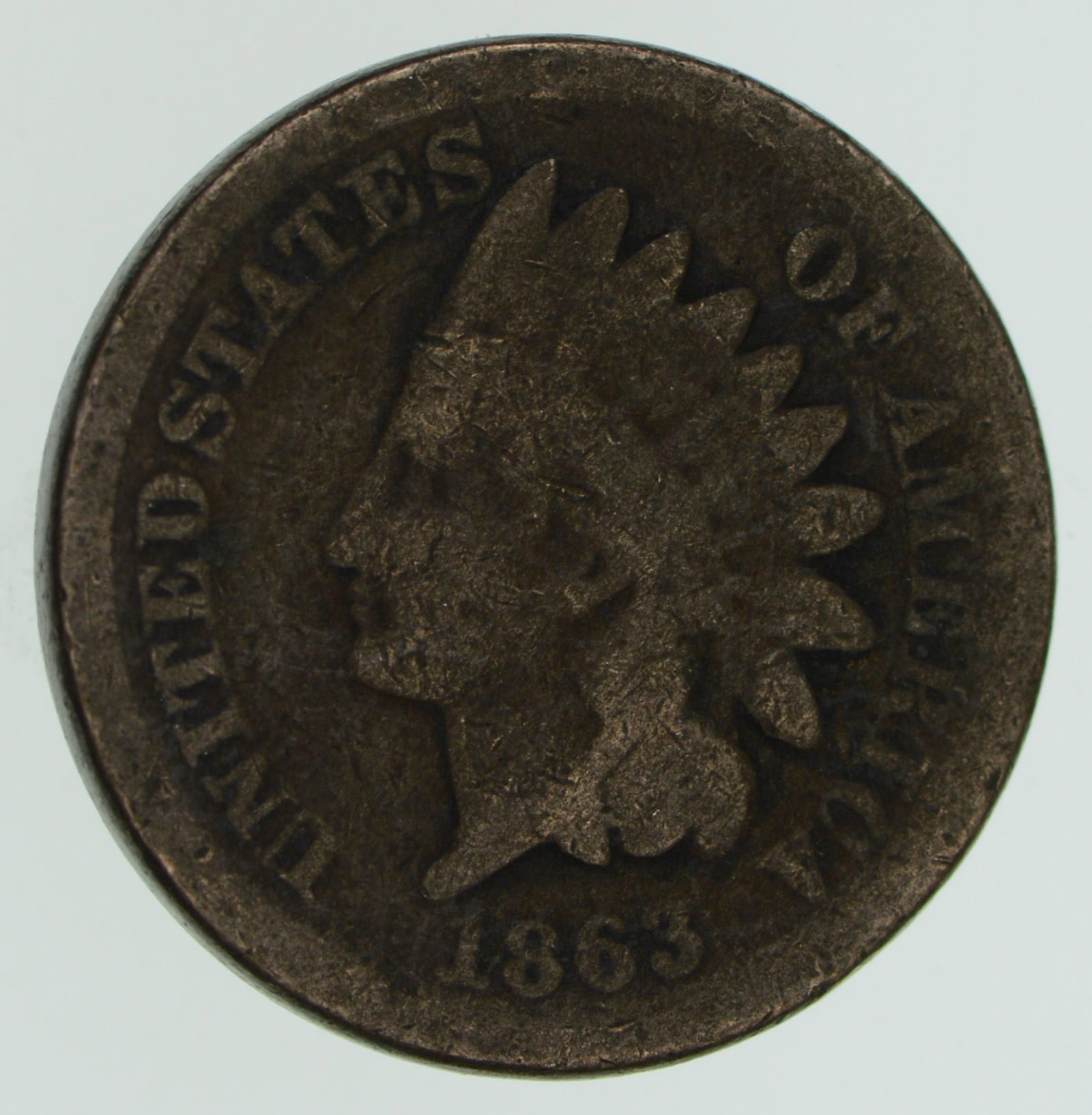 Historic 1863 Indian Head Copper Nickel Cent | Property Room