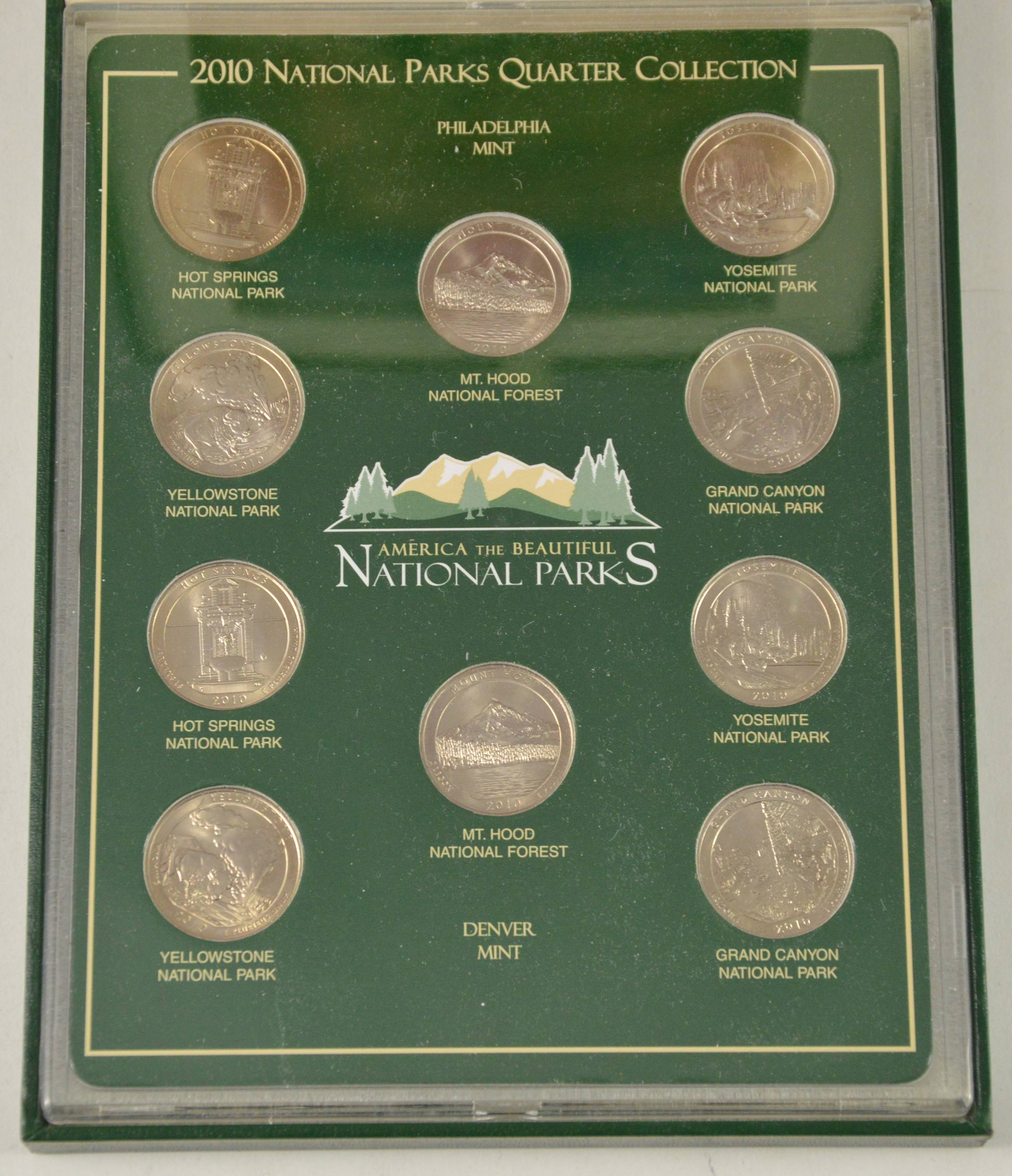 Historic Coin Collection - (10) 2010 P & D America The Beautiful ...