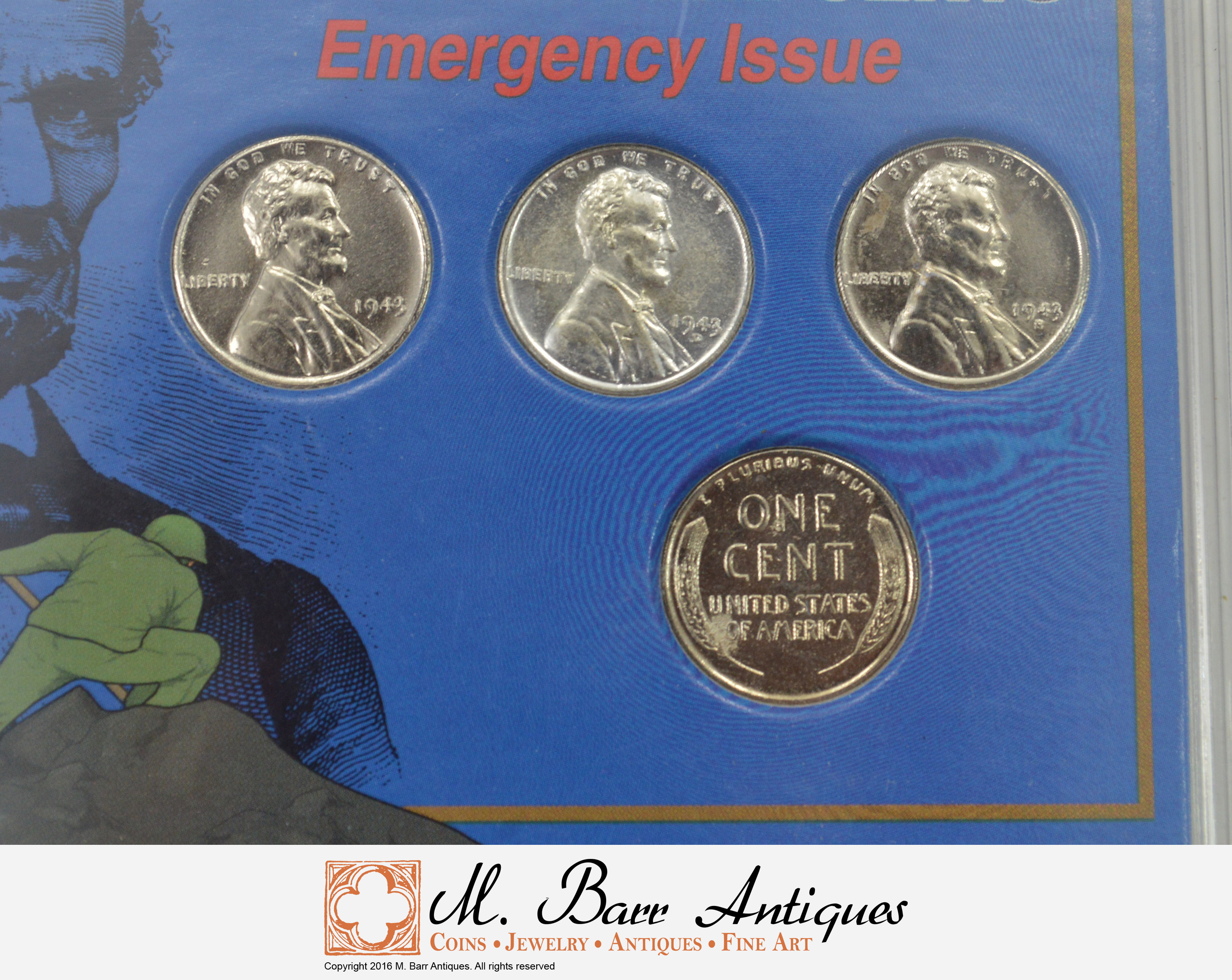 Historic Coin Collection - 1943 Lincoln Steel Cents Emergency Issue ...