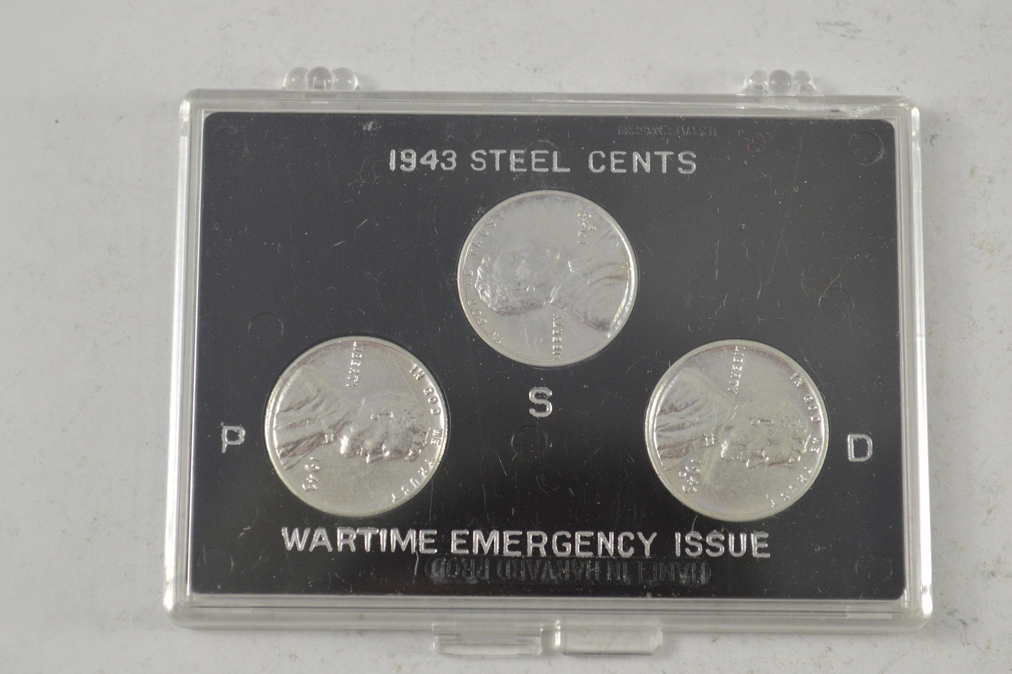 Historic Coin Collection - 1943 Steel Cents Wartime Emergency Issue ...