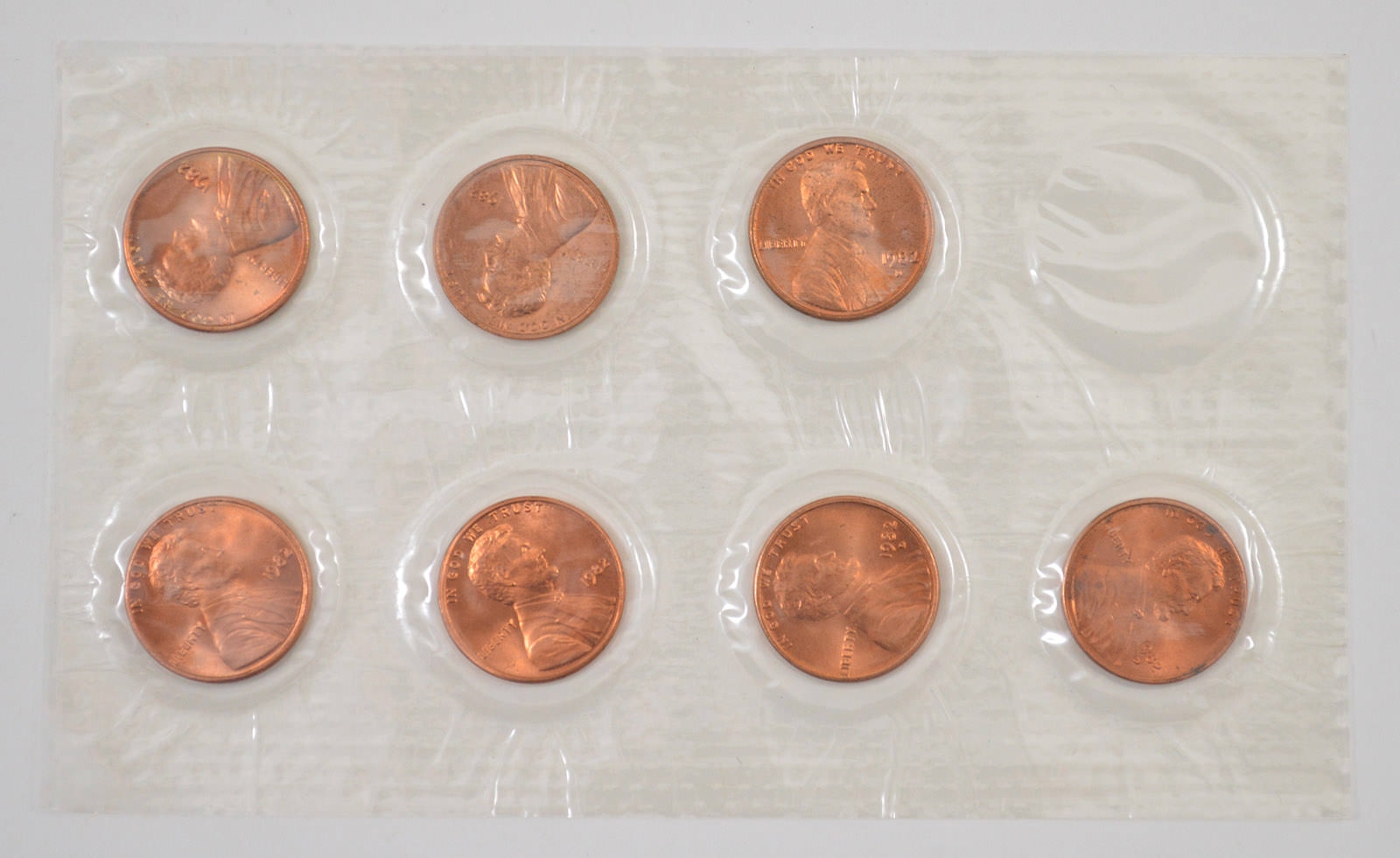 Historic Coin Collection - 1982 Lincoln Cent Large & Small Date 7 ...