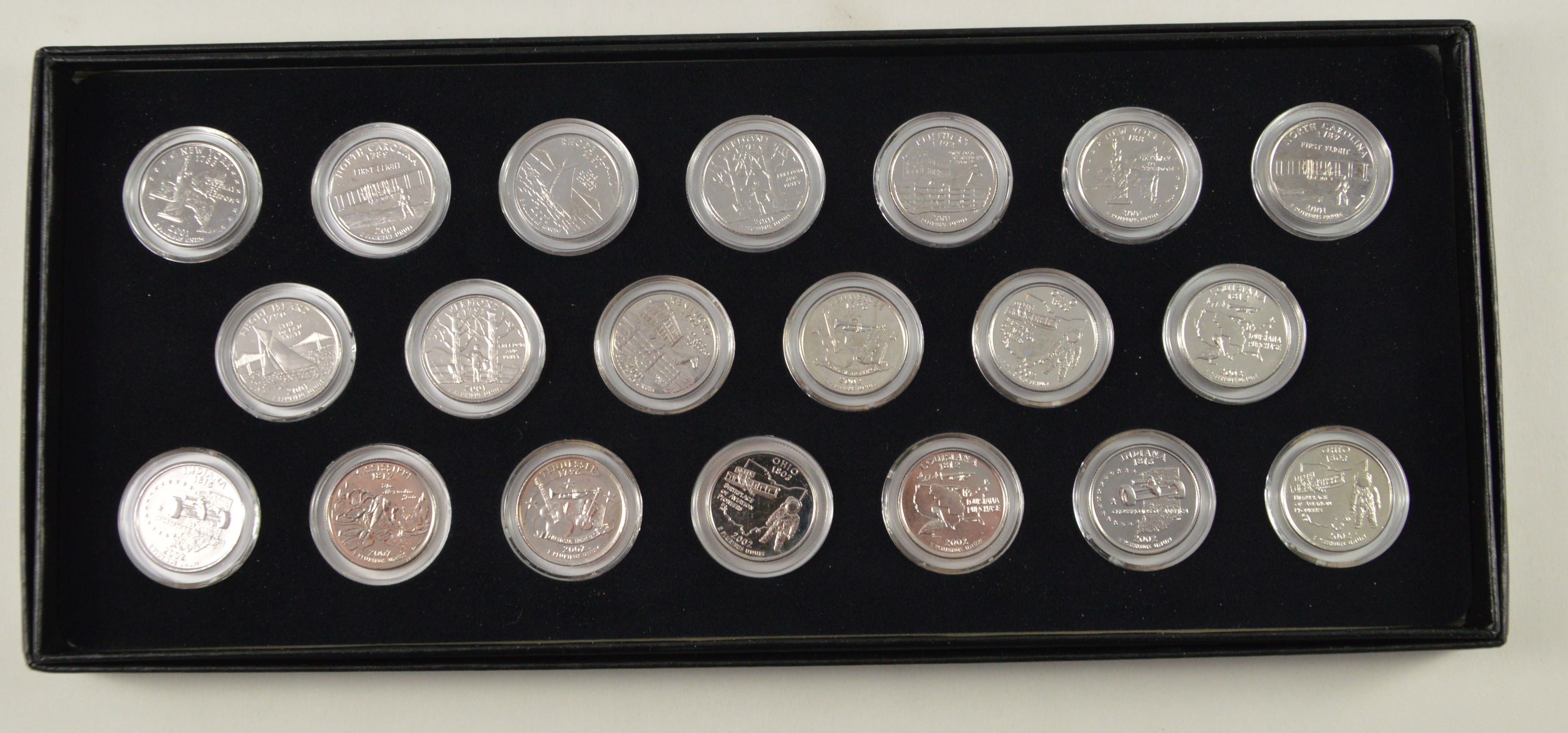 Historic Coin Collection - (20) 2001 &2002 State Quarters Nicely Packed ...