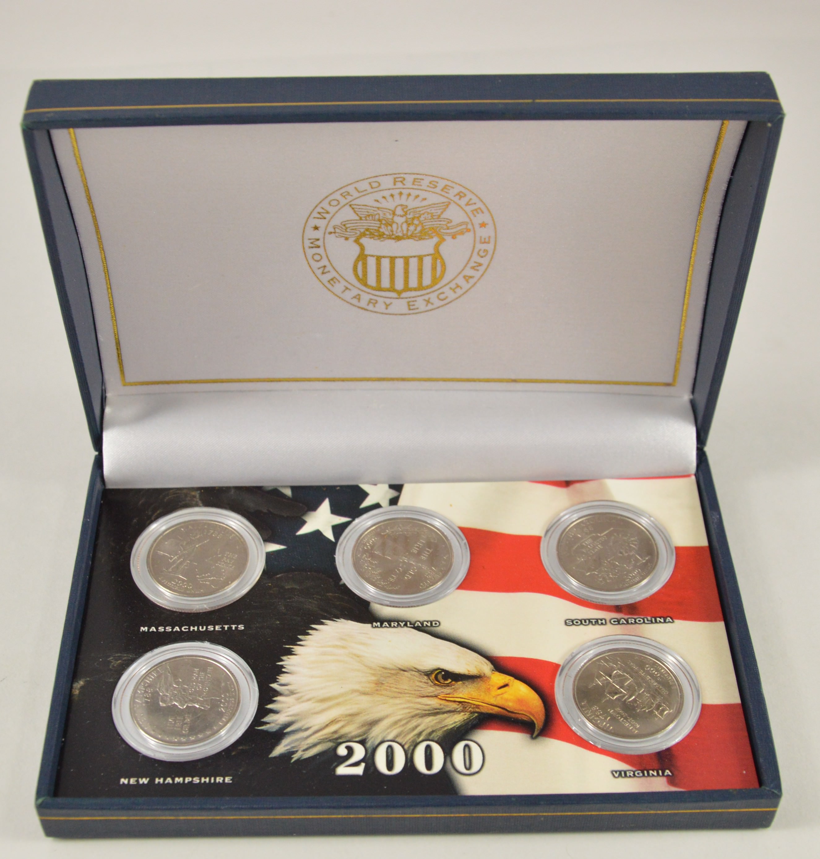 Historic Coin Collection - 2000 P-Mint State Quarter Collection Nicely ...