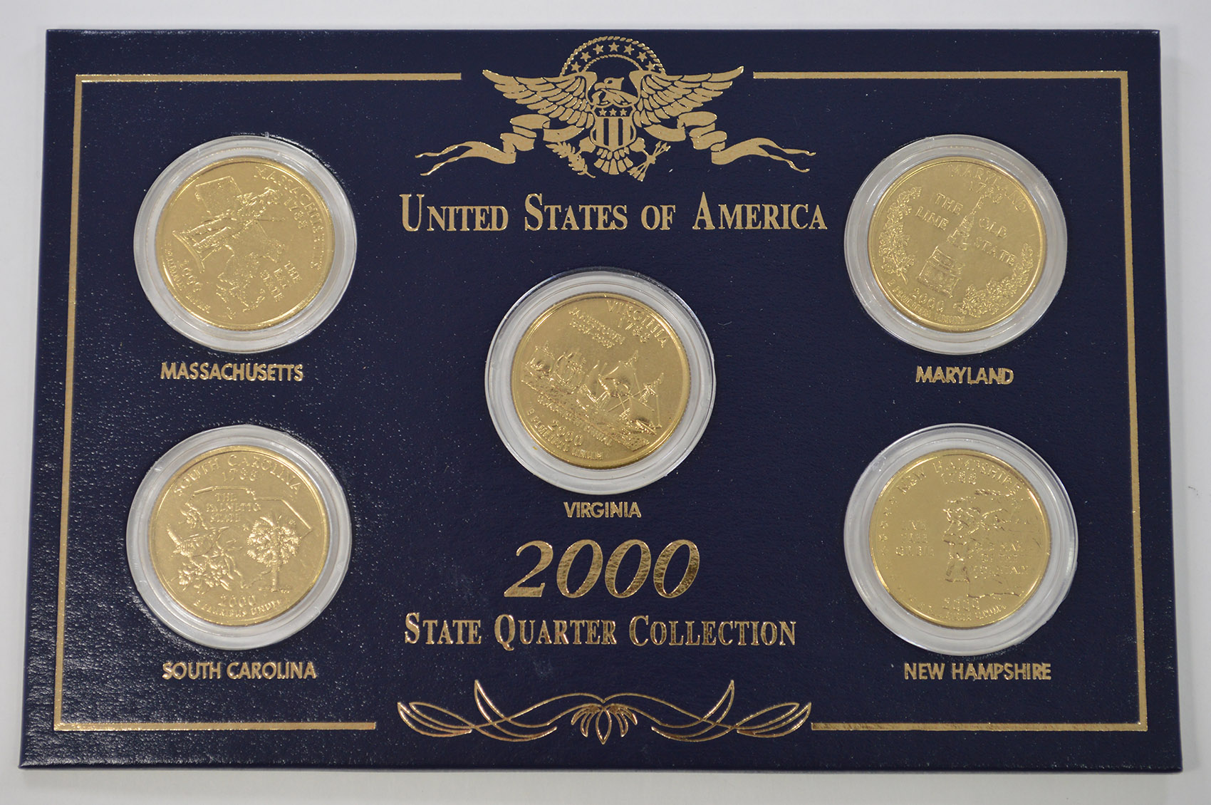 Historic Coin Collection - 2000 State Quarter Collection Nicely Packed ...
