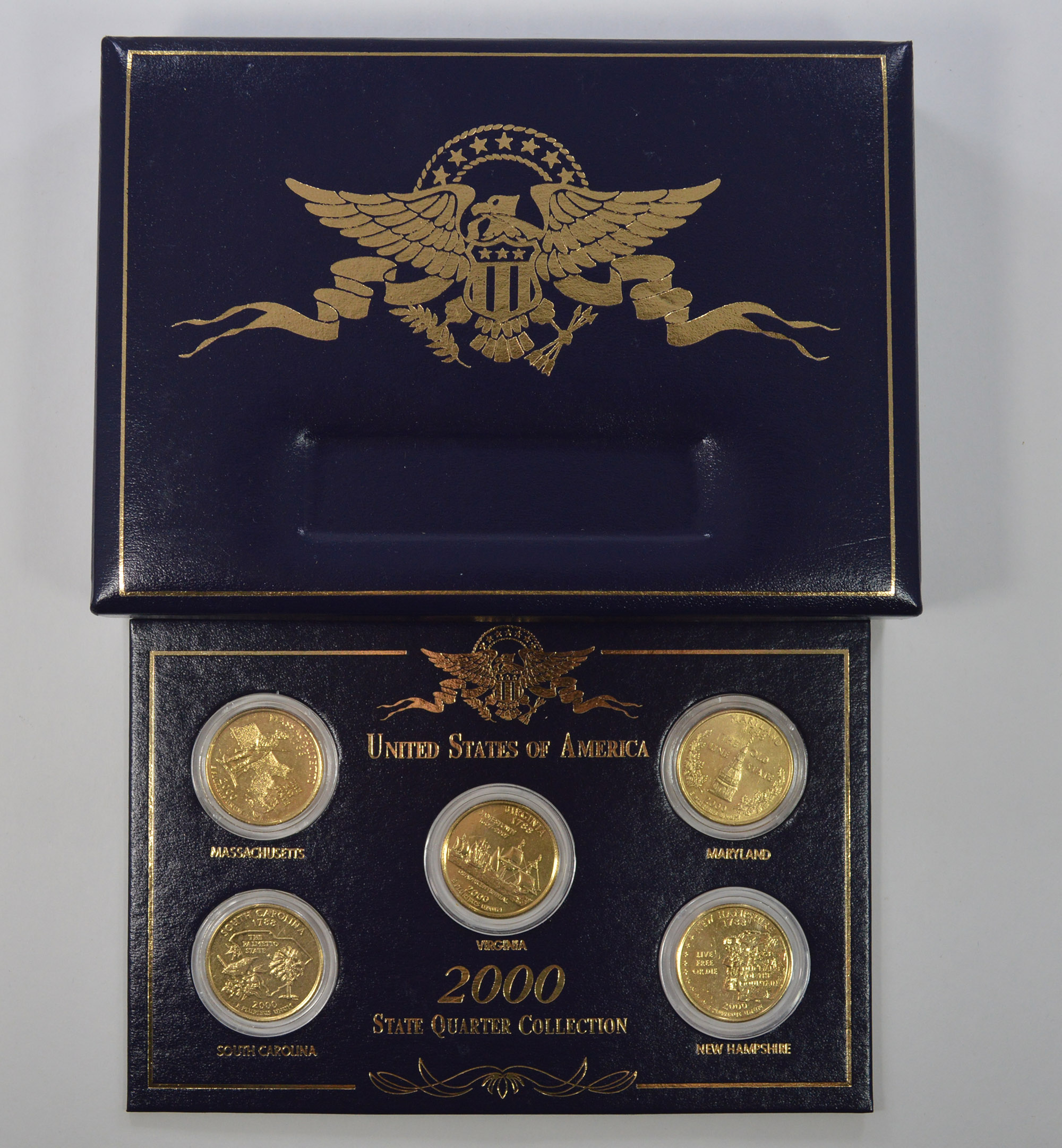 Historic Coin Collection - 2000 State Quarter Collection Nicely Packed ...