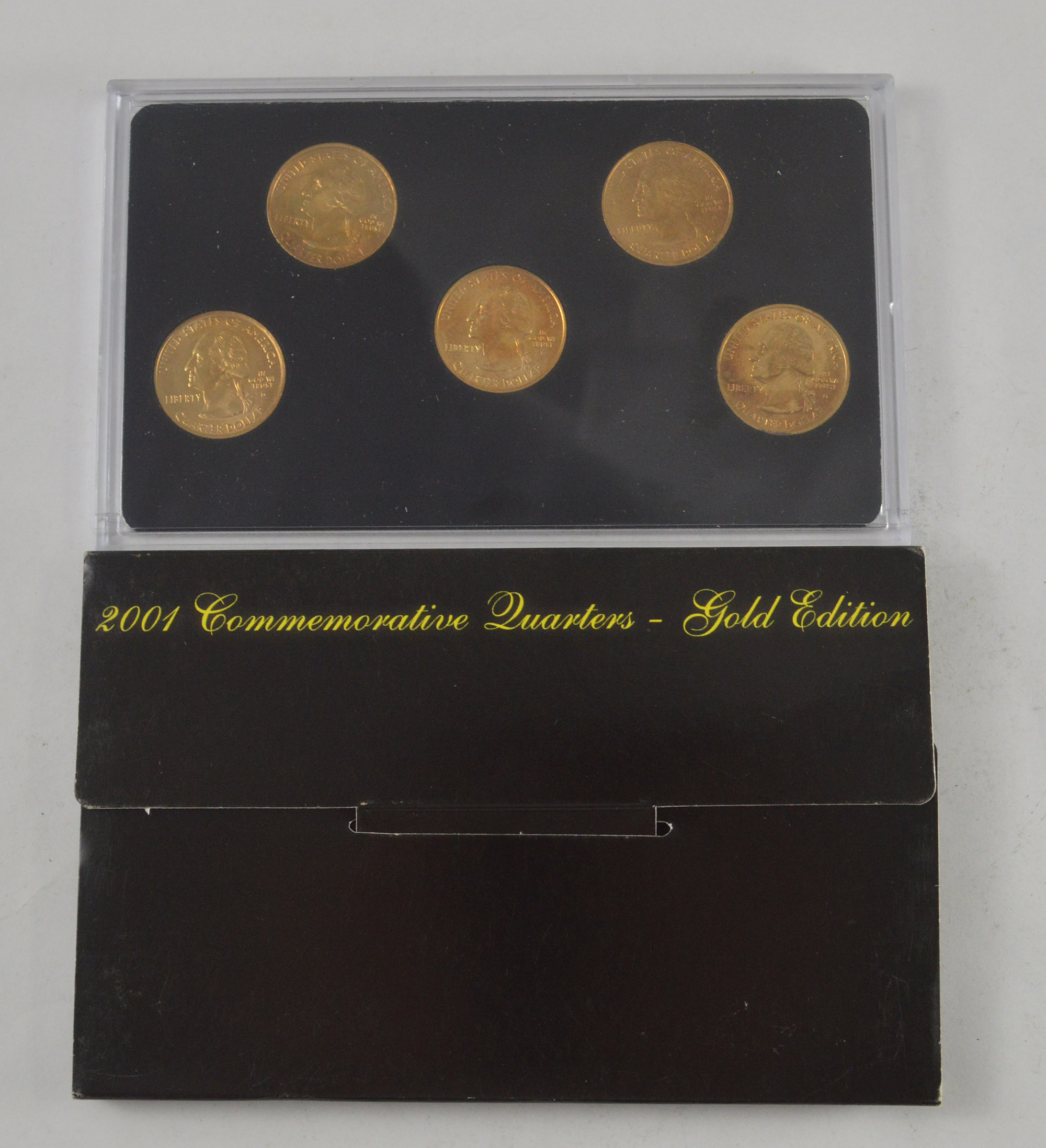 Historic Coin Collection - 2001 Commemorative Quarters Gold Edition ...