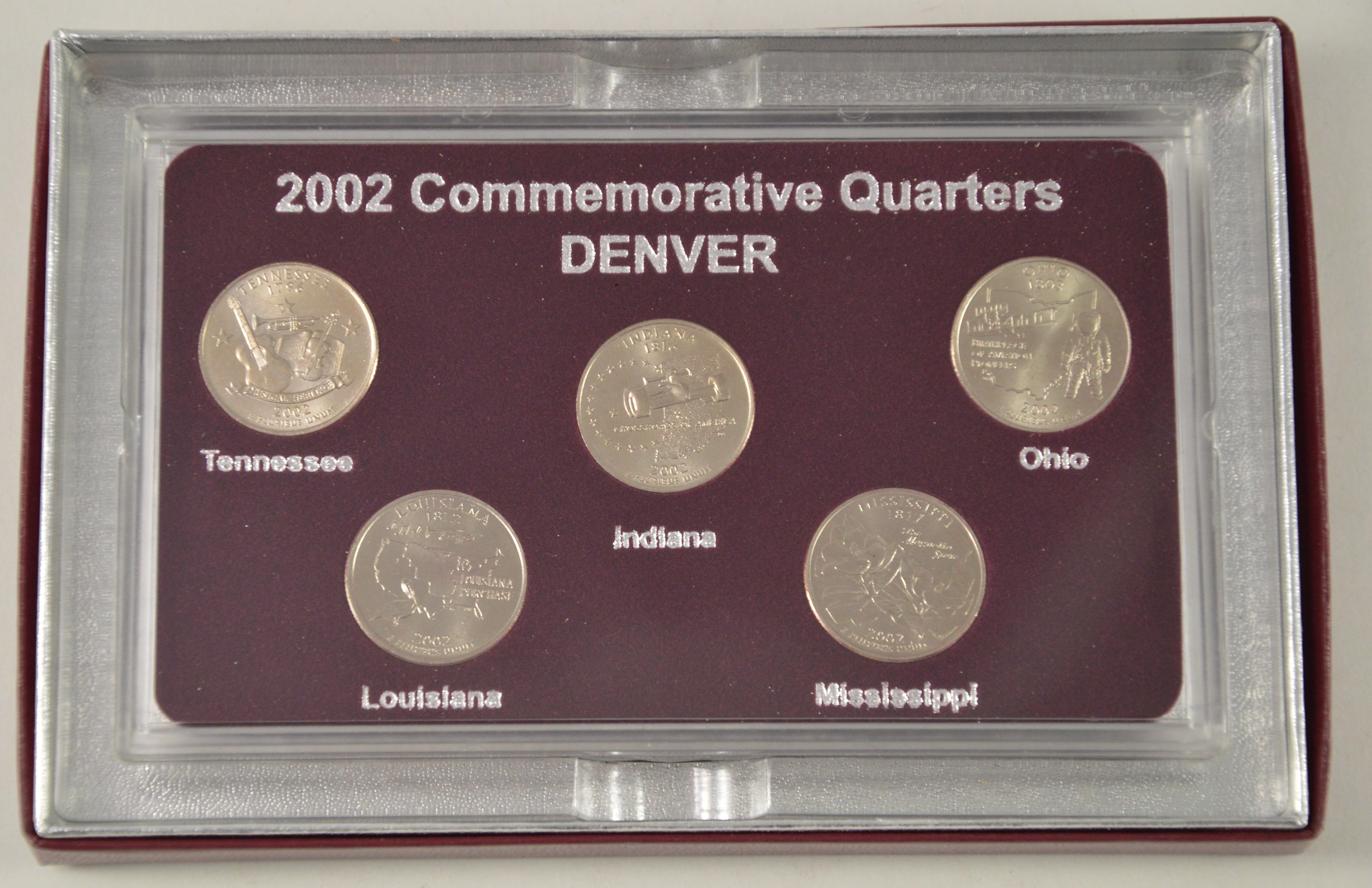 Historic Coin Collection - 2002 50 States Commemorative Quarter Denver ...