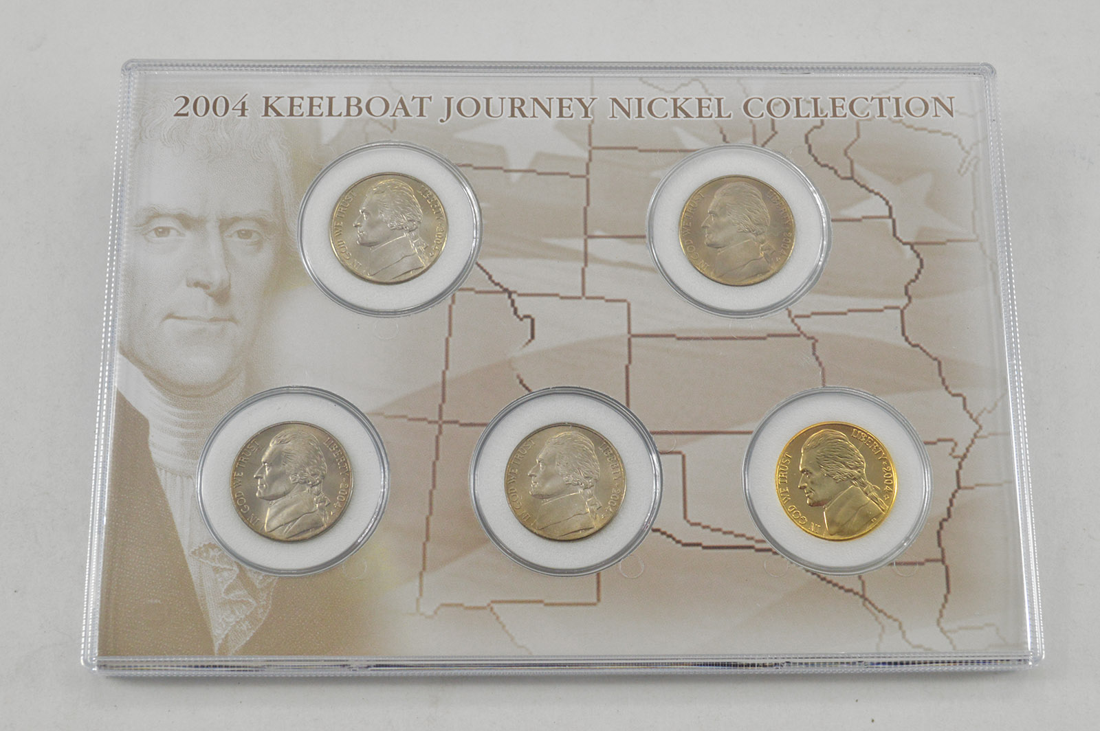 Historic Coin Collection - 2004 Keelboat Nickel Collection Nicely ...