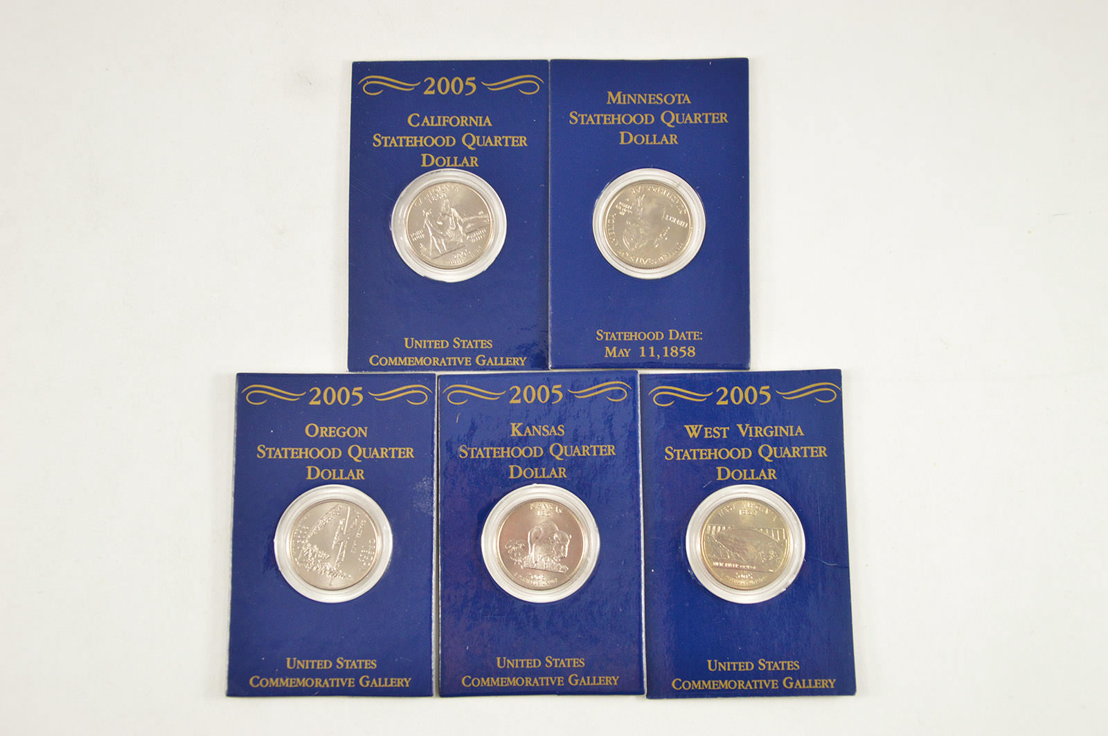 Historic Coin Collection - 2005 Commemorative State Quarters Mini Album ...