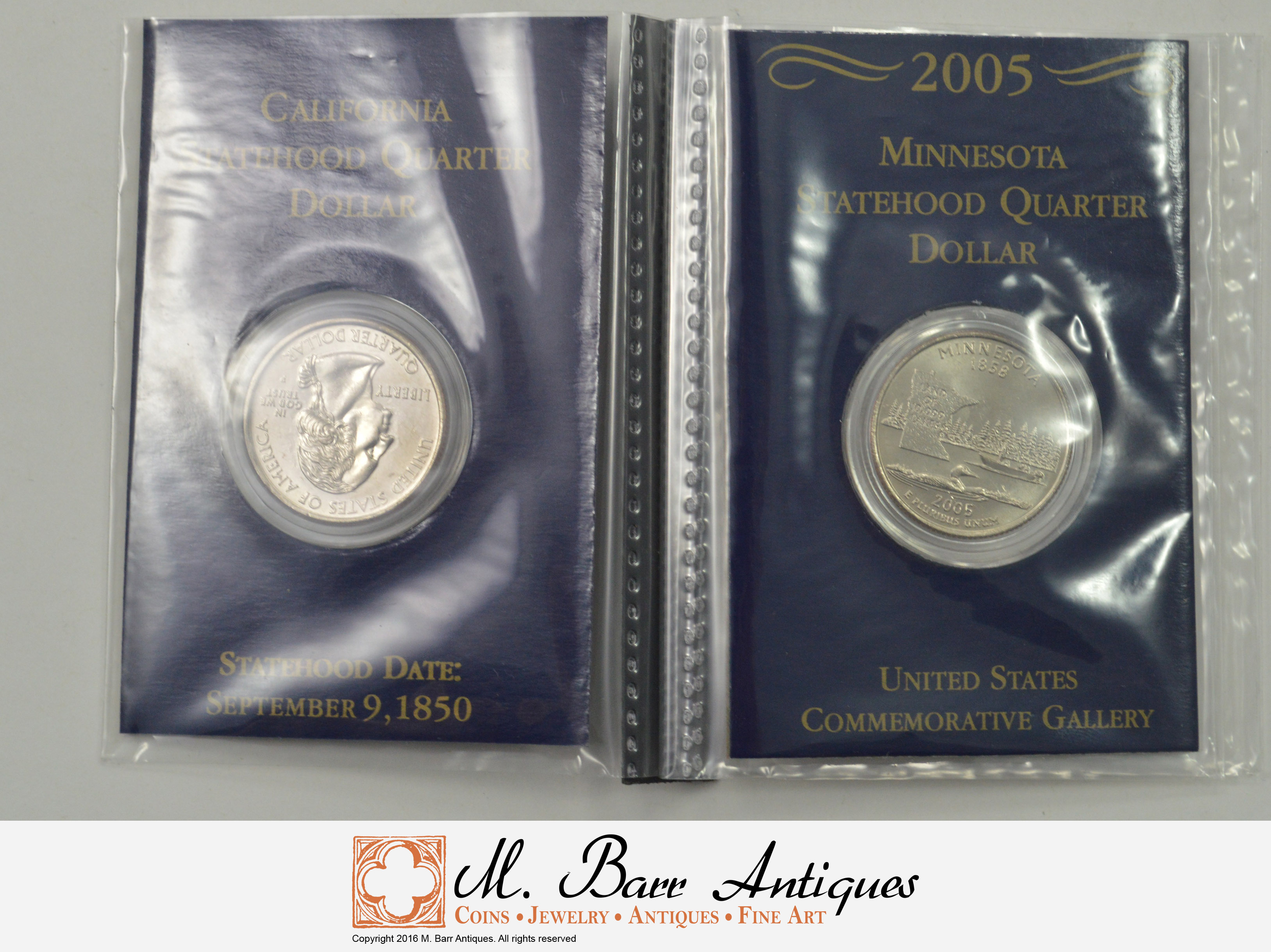 Historic Coin Collection - 2005 State Quarter Collection*** Nicely ...