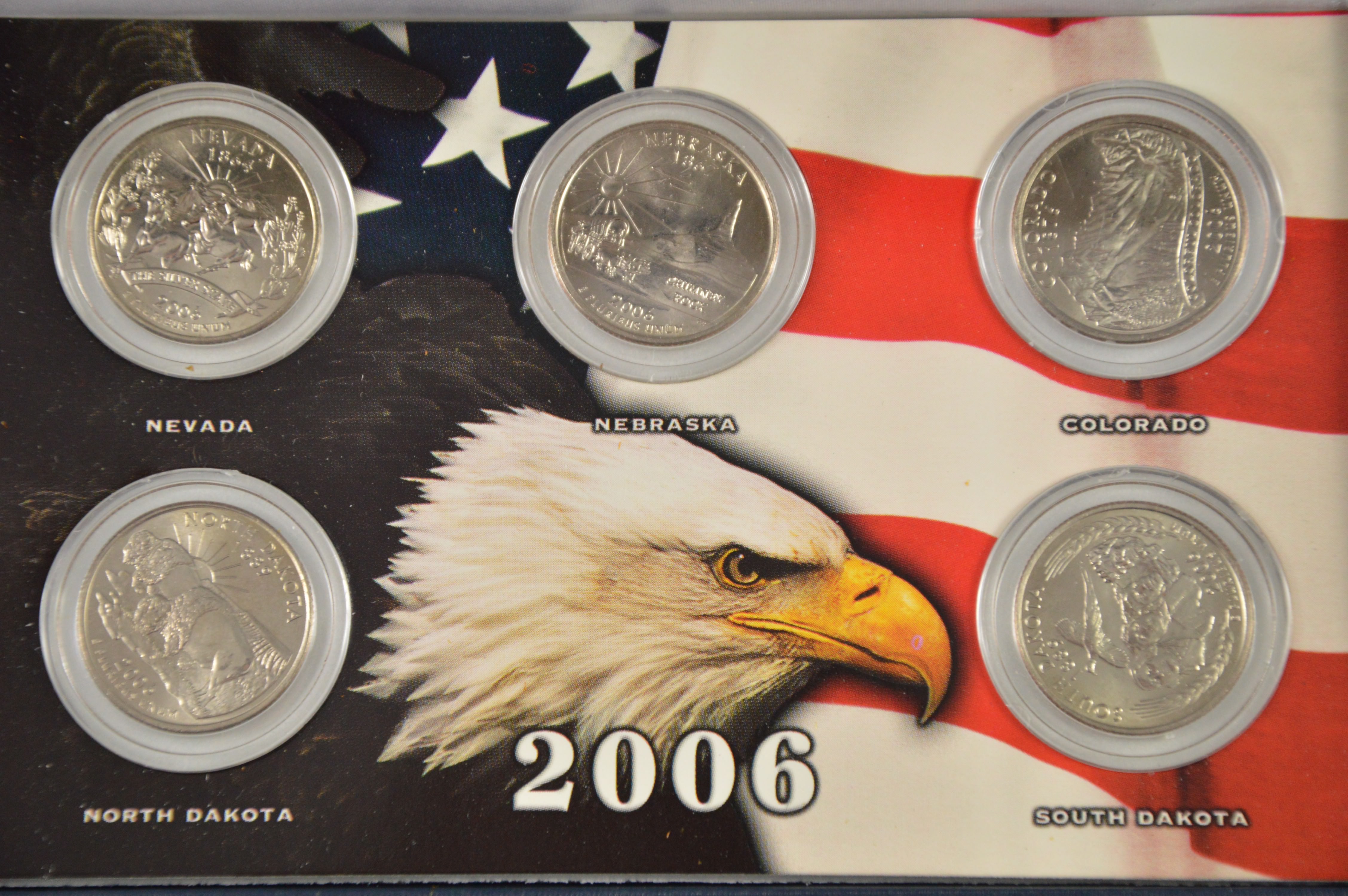 Historic Coin Collection - 2006 P-Mint State Quarter Collection Nicely ...