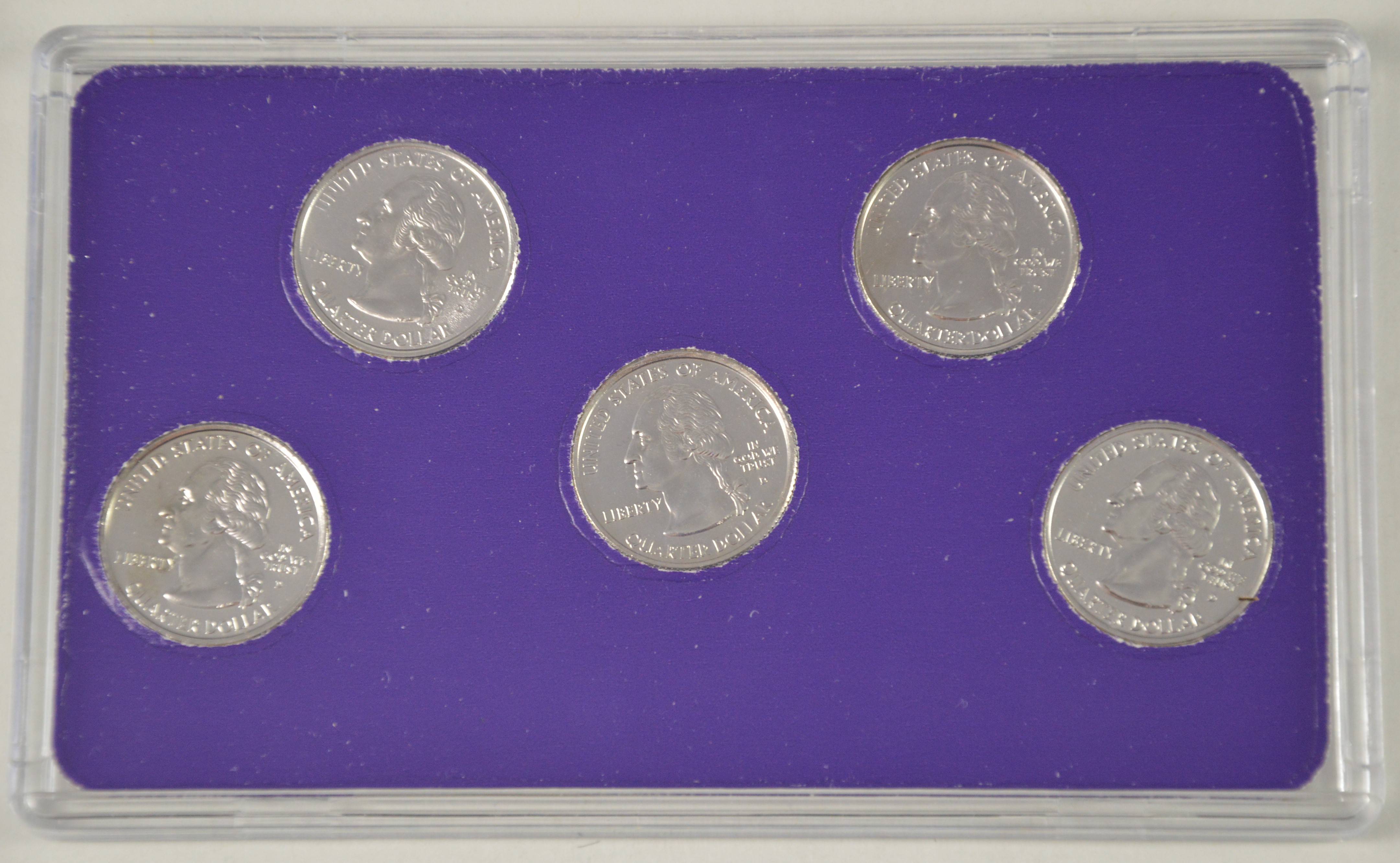 Historic Coin Collection - 2007 Commemorative State Quarters Platinum ...