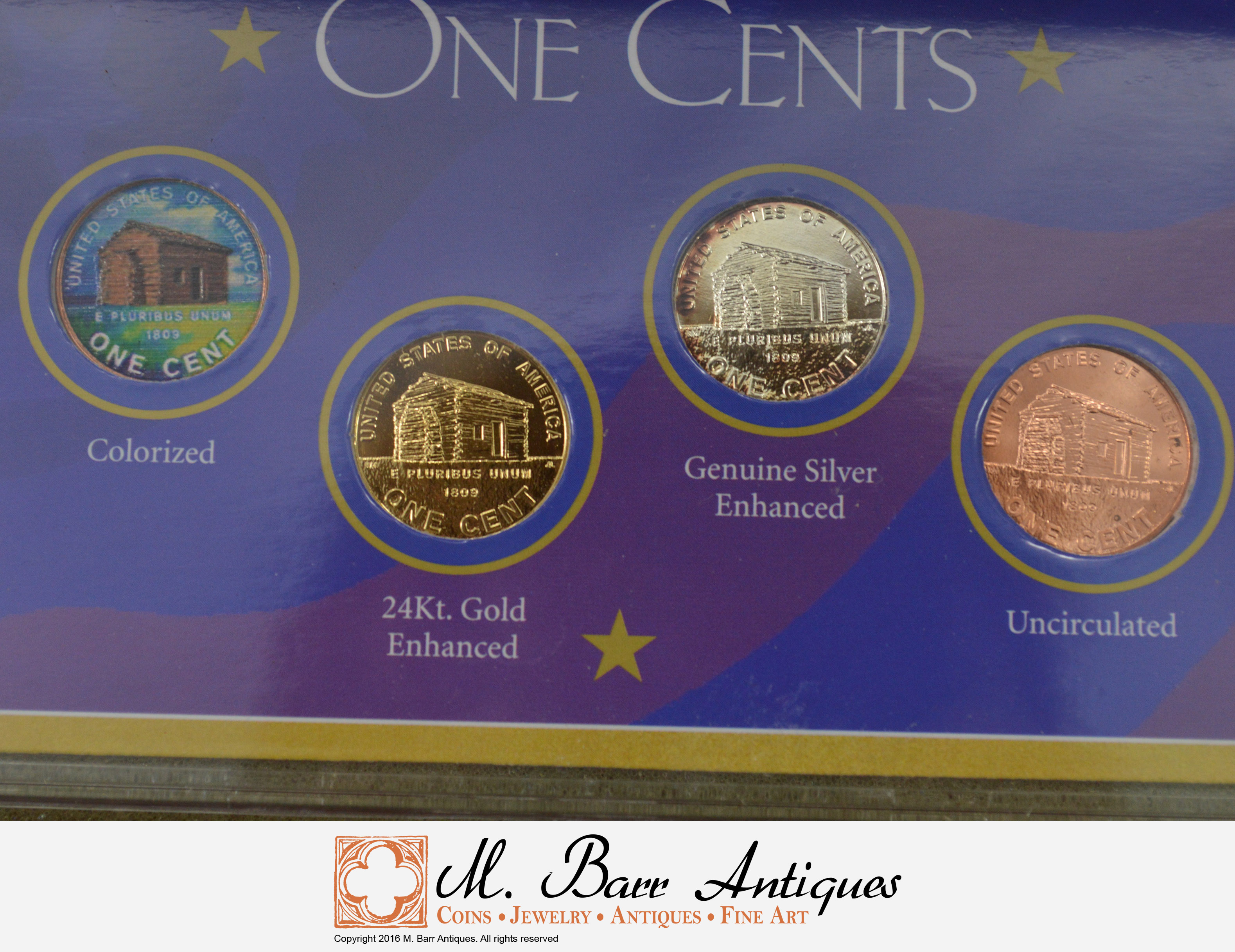 Historic Coin Collection - 2009 Lincoln Bicentennial One Cents ...