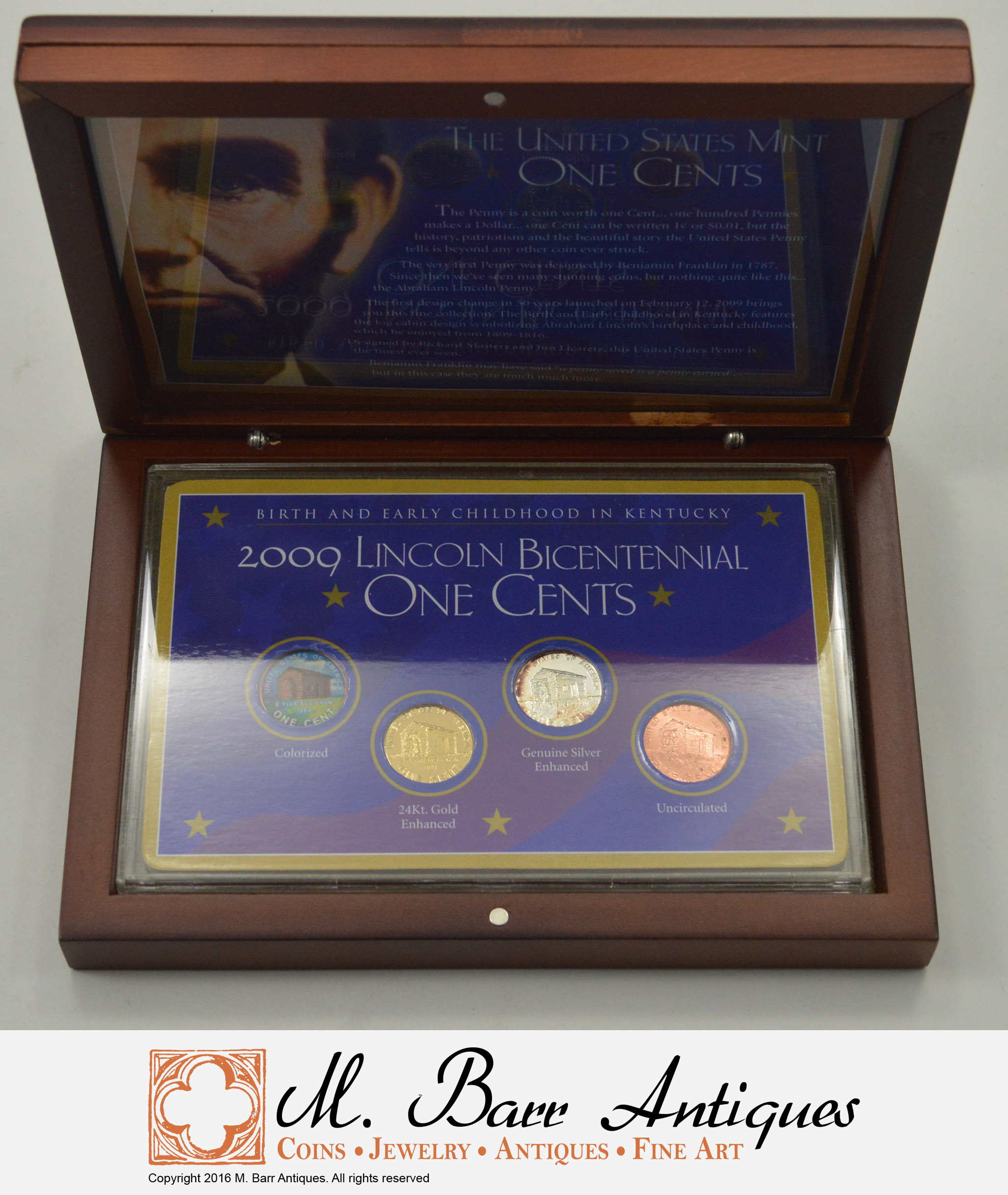 Historic Coin Collection - 2009 Lincoln Bicentennial One Cents ...