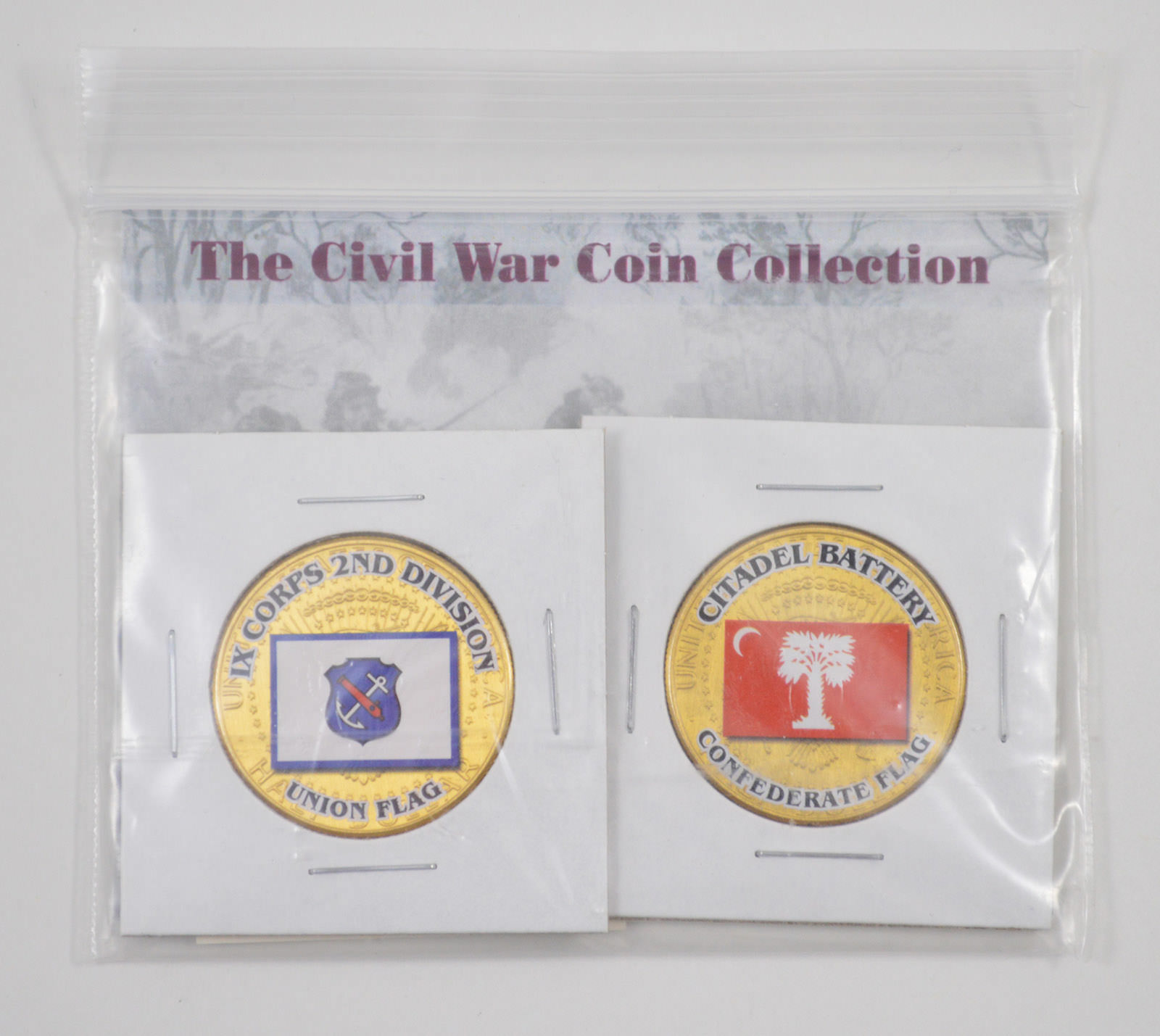 Historic Coin Collection - Civil War Battle Flags Coin Collection ...