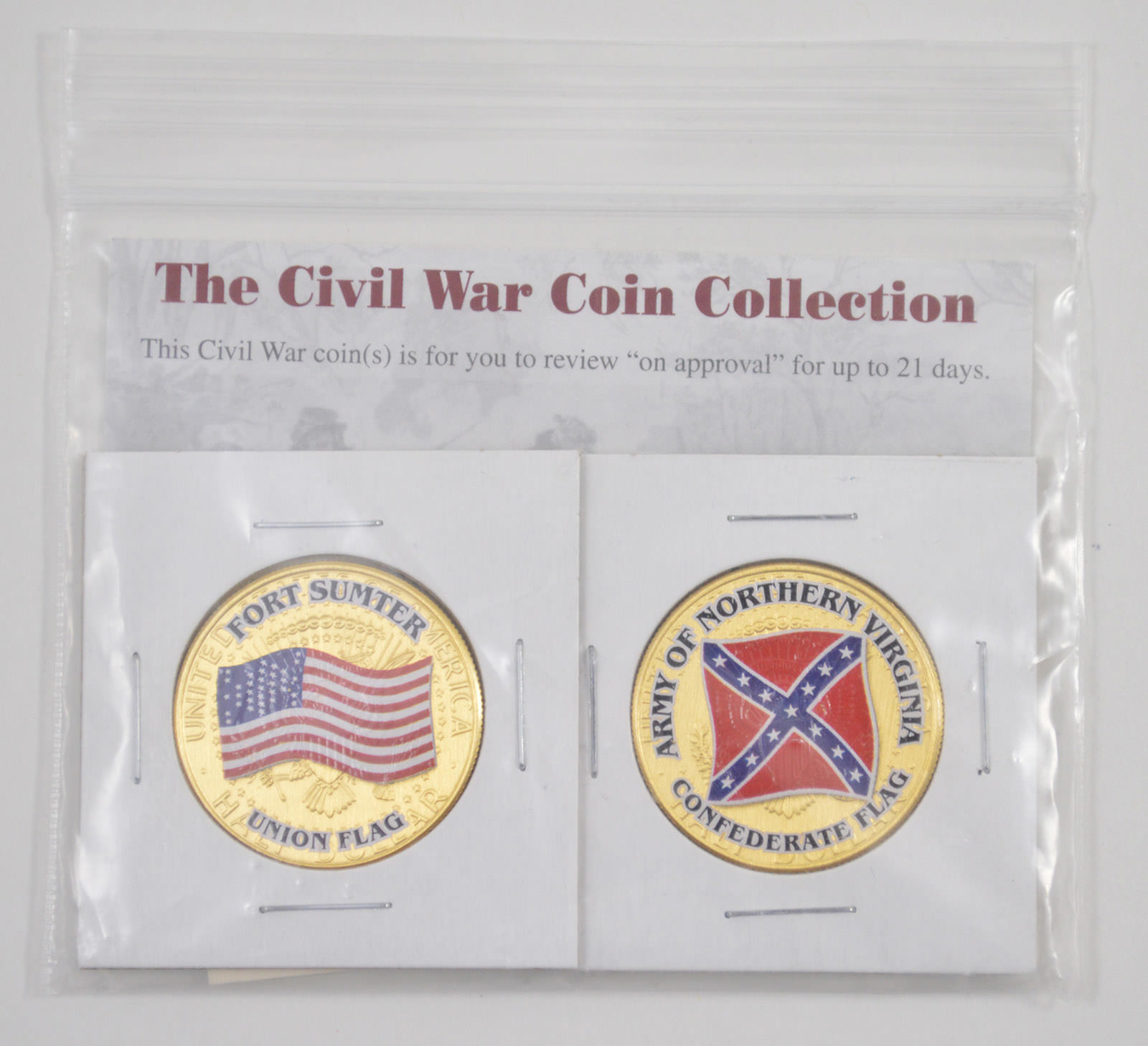 Historic Coin Collection - Civil War Battle Flags Coin Collection ...