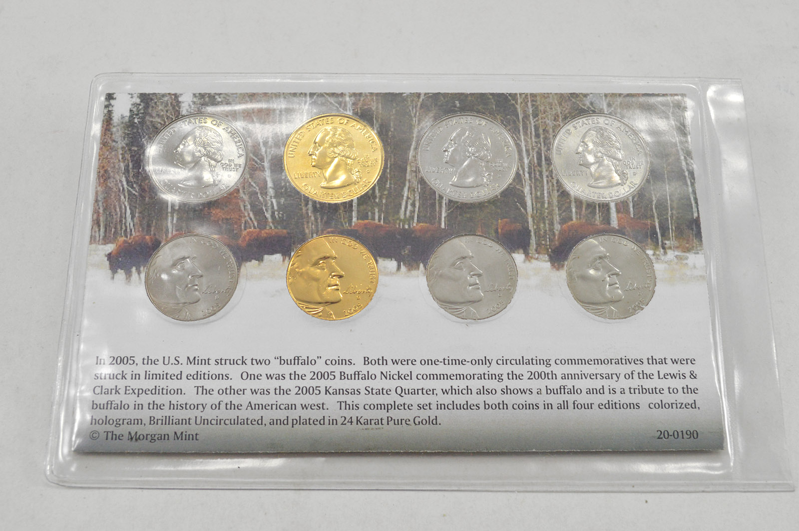 Historic Coin Collection - Complete 2005 Buffalo Coin Set Nicely Packed ...