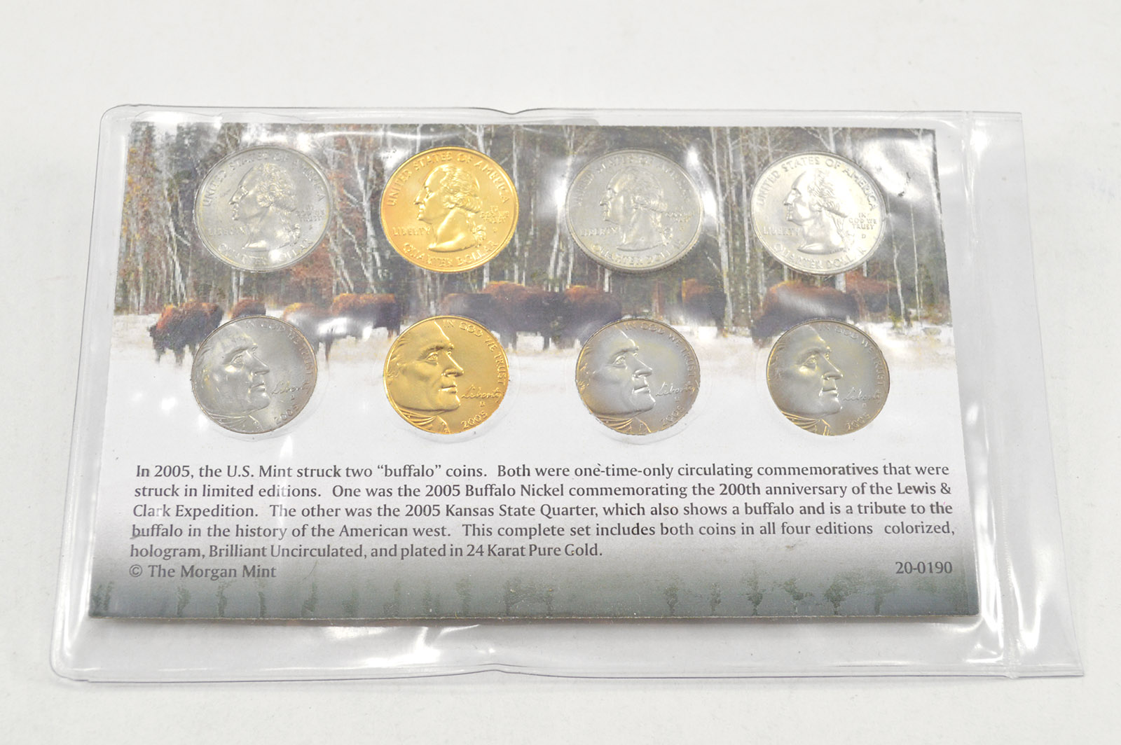 Historic Coin Collection - Complete 2005 Buffalo Coin Set Nicely Packed ...