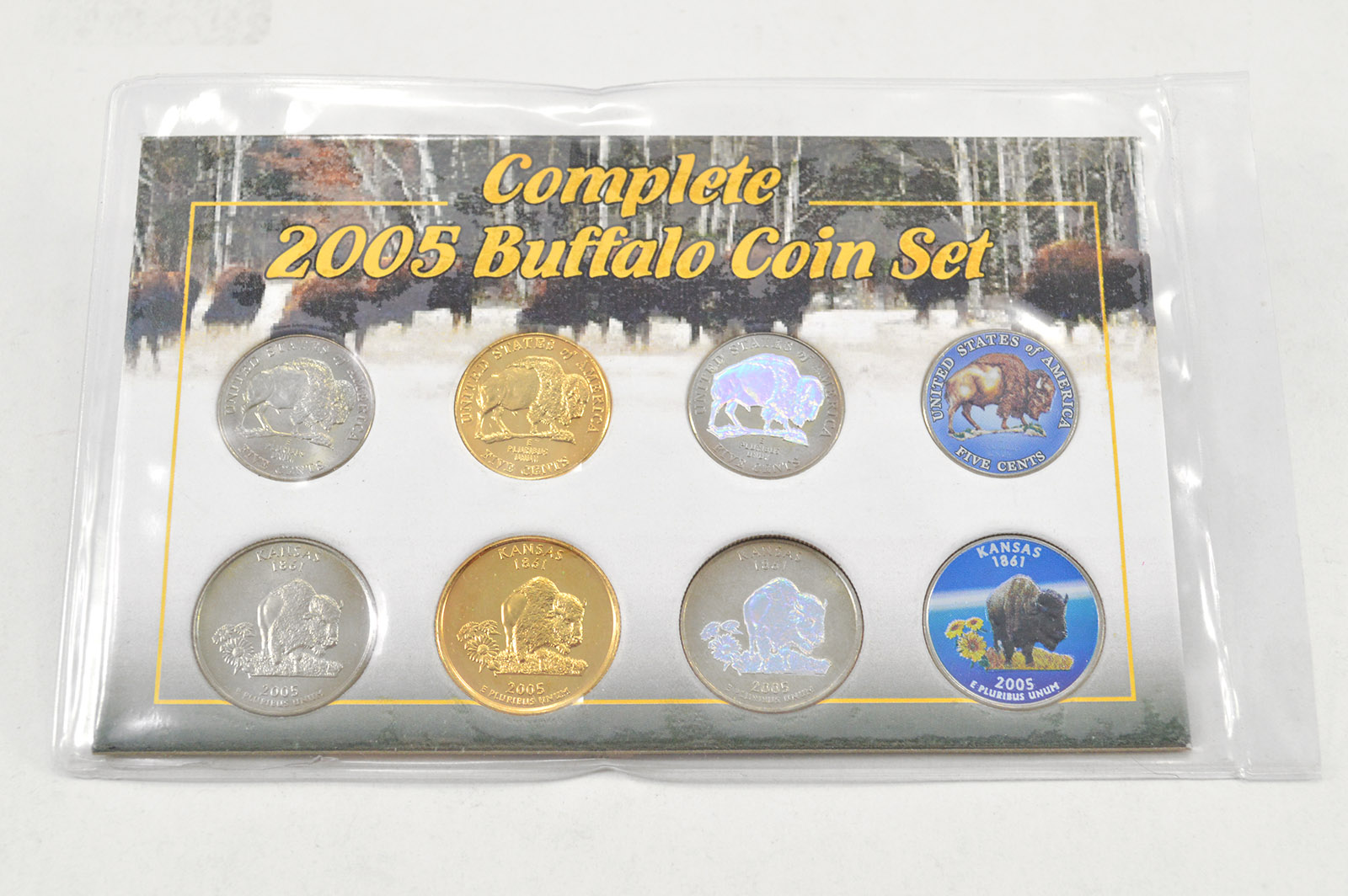 Historic Coin Collection - Complete 2005 Buffalo Coin Set Nicely Packed ...