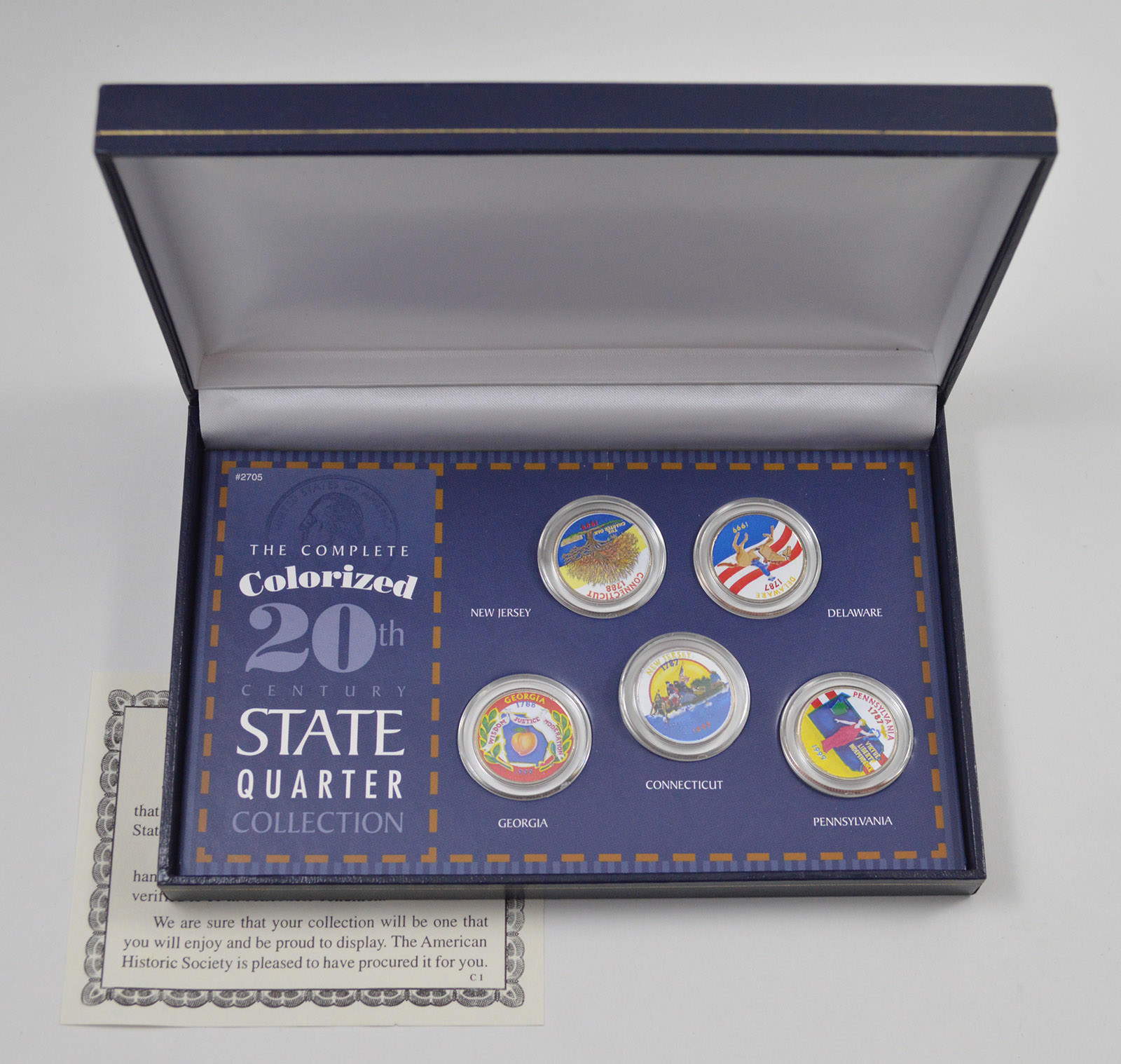 Historic Coin Collection - Complete Colorized 20th Century State ...