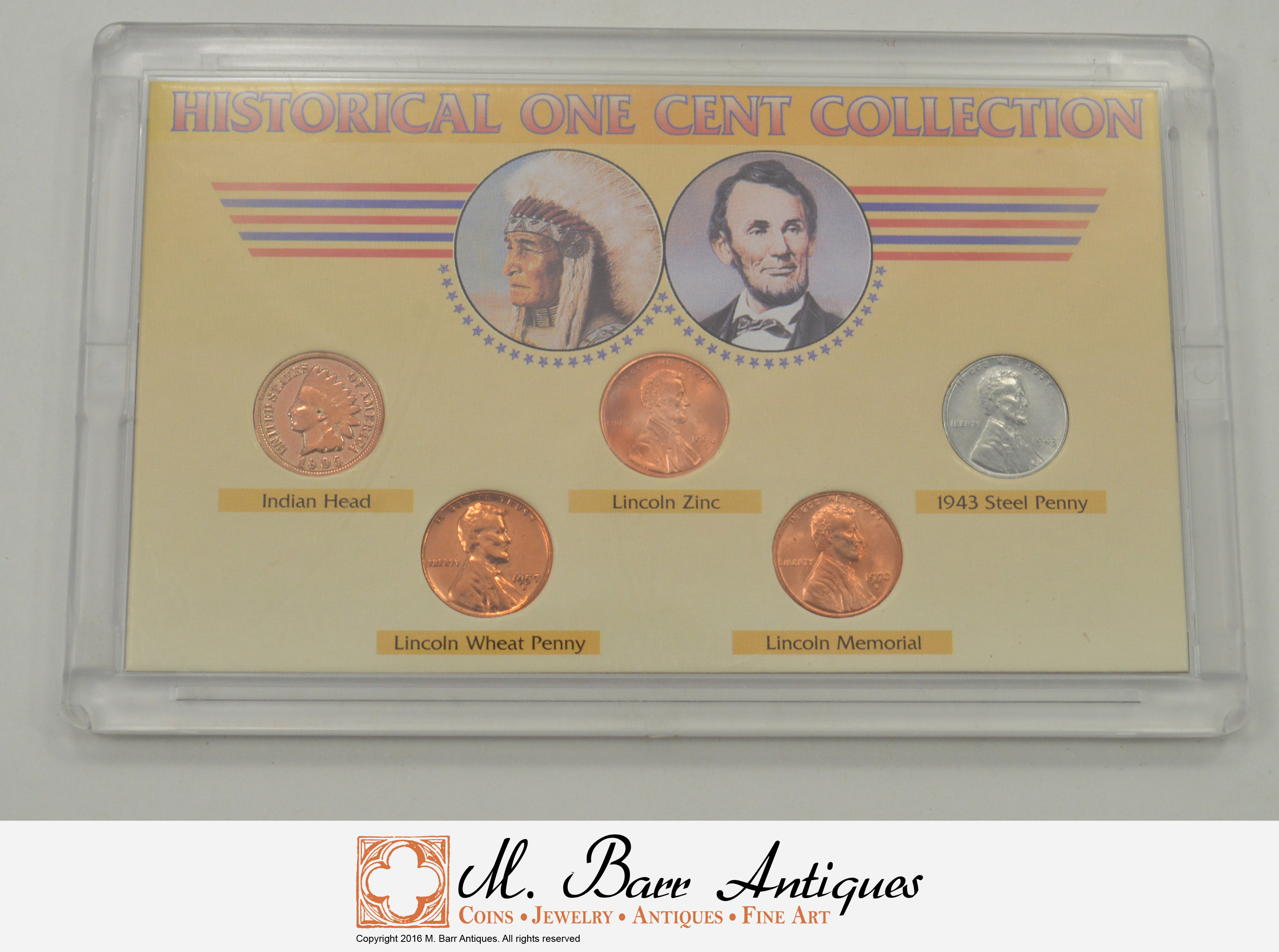 Historic Coin Collection - Historical One Cent Collection*** Nicely ...