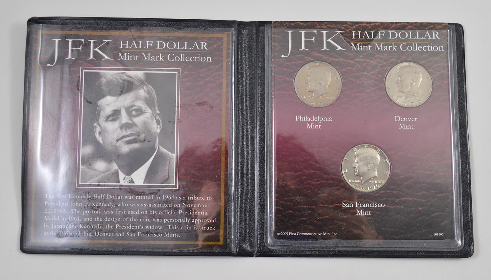 Historic Coin Collection - JFK Half Dollar Mint Mark Collection Nicely ...