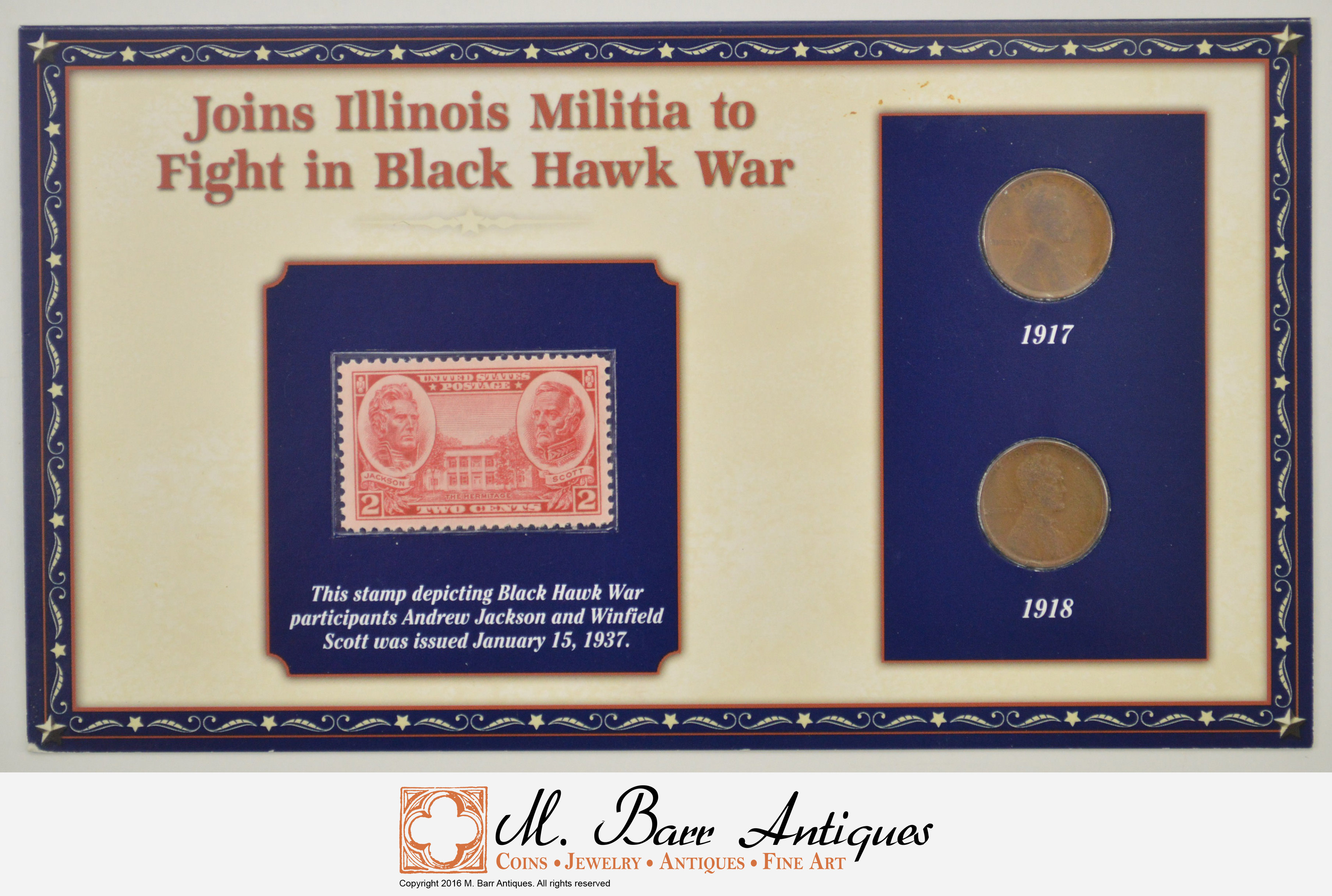 Historic Coin Collection - Joins Illinois Militia To Fight In Black ...