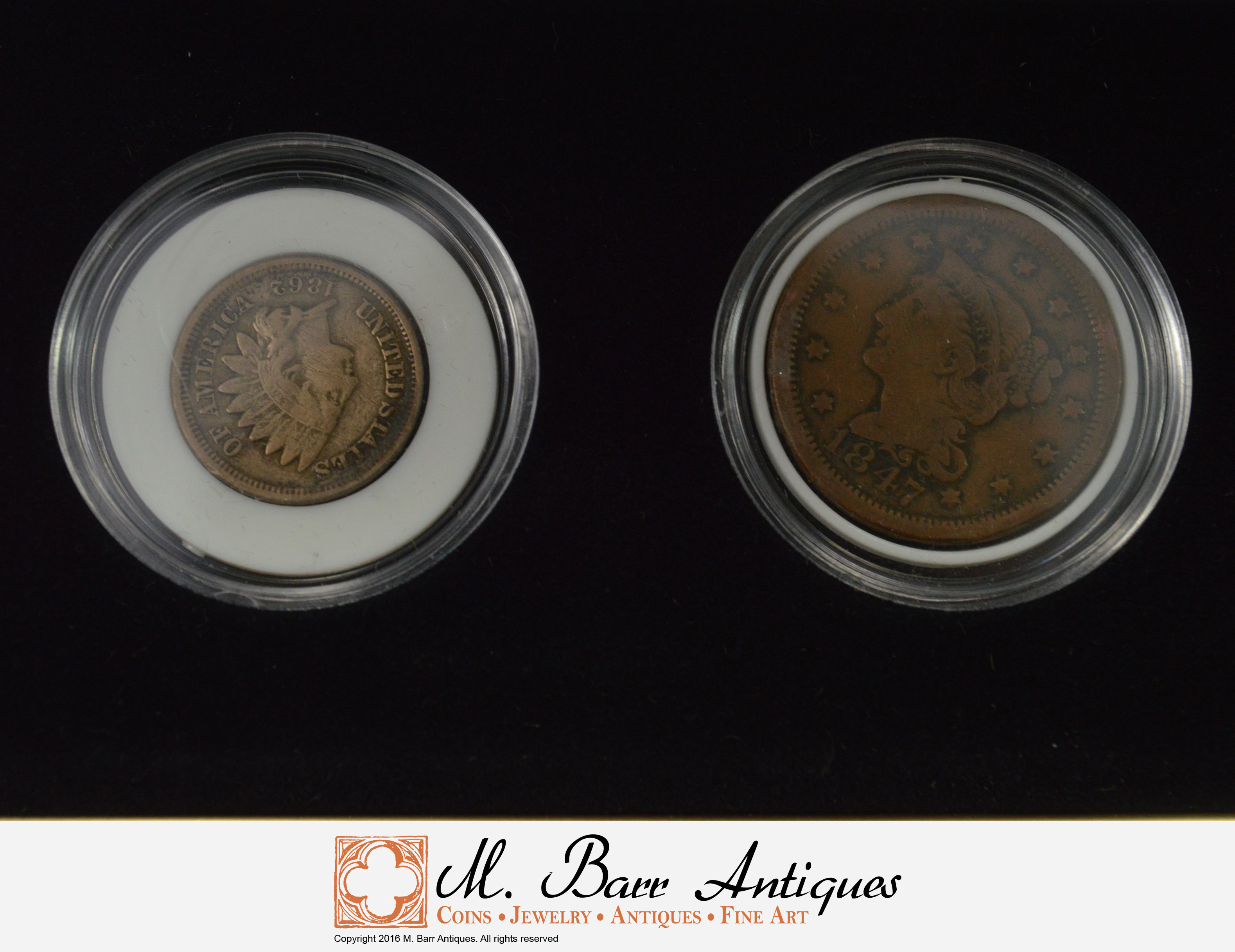 Historic Coin Collection - Morgan Mint American Cent Set*** Nicely ...
