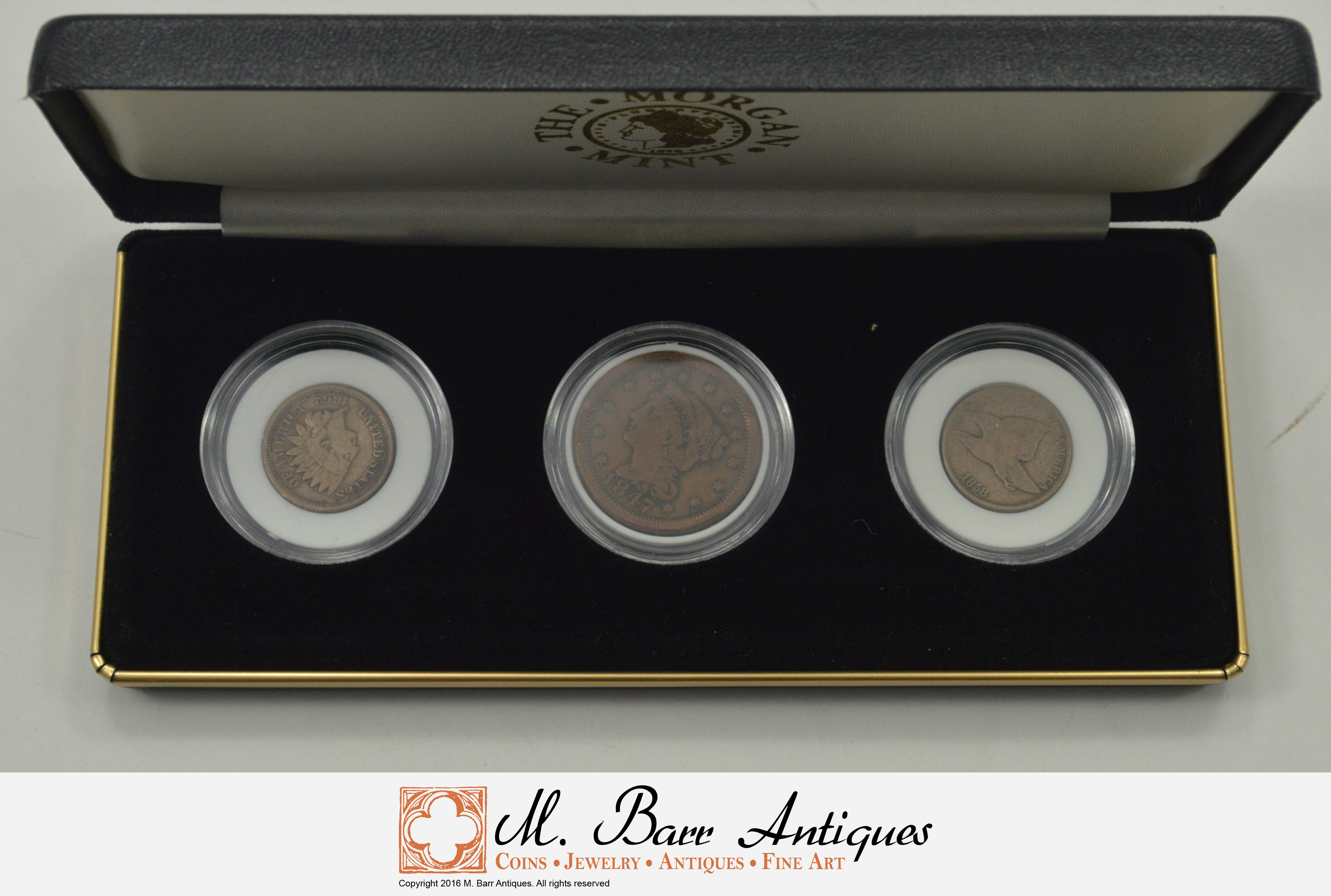 Historic Coin Collection - Morgan Mint American Cent Set*** Nicely ...