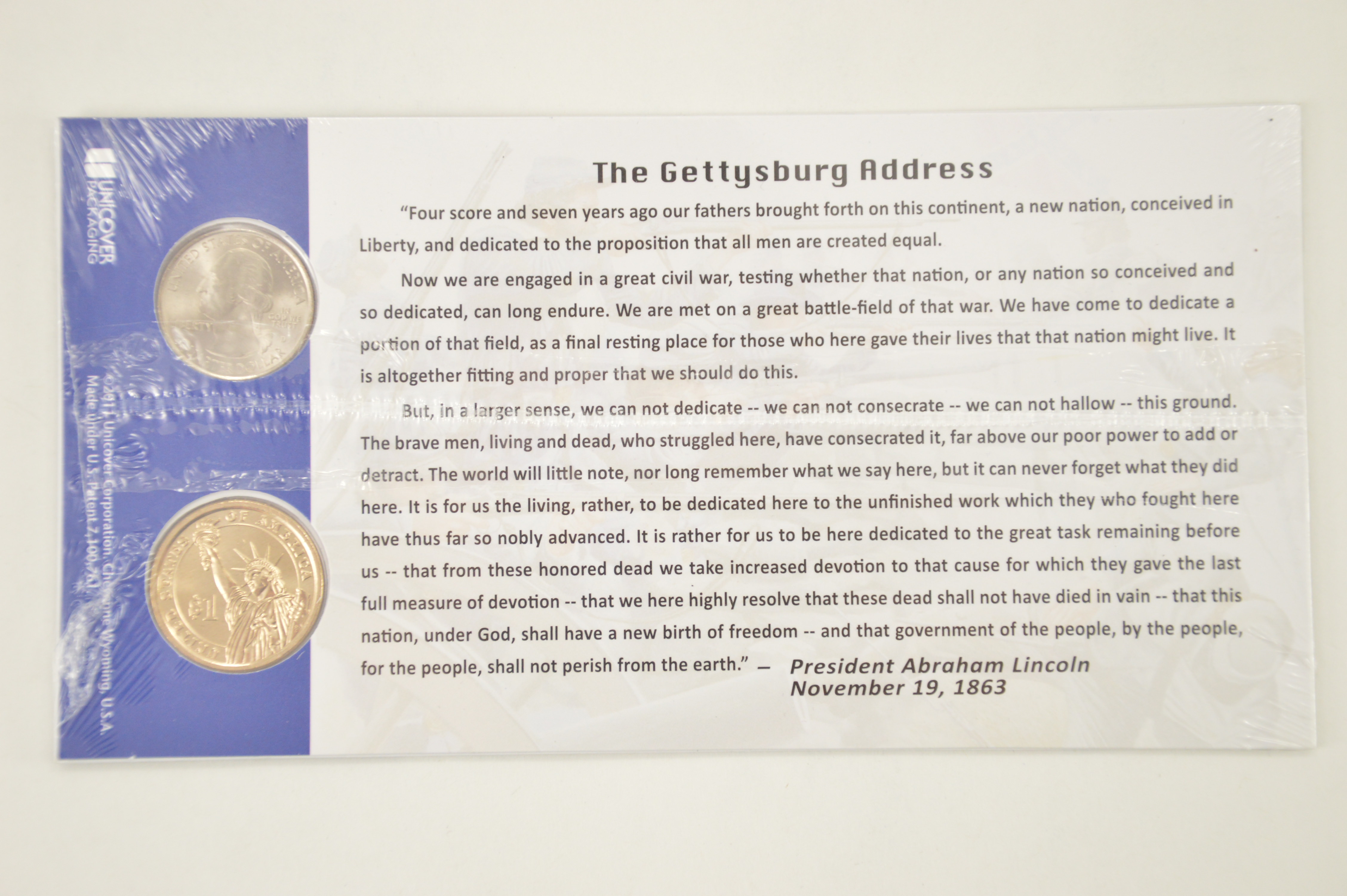 Historic Coin Collection - The Battle Of Gettysburg American Heritage ...