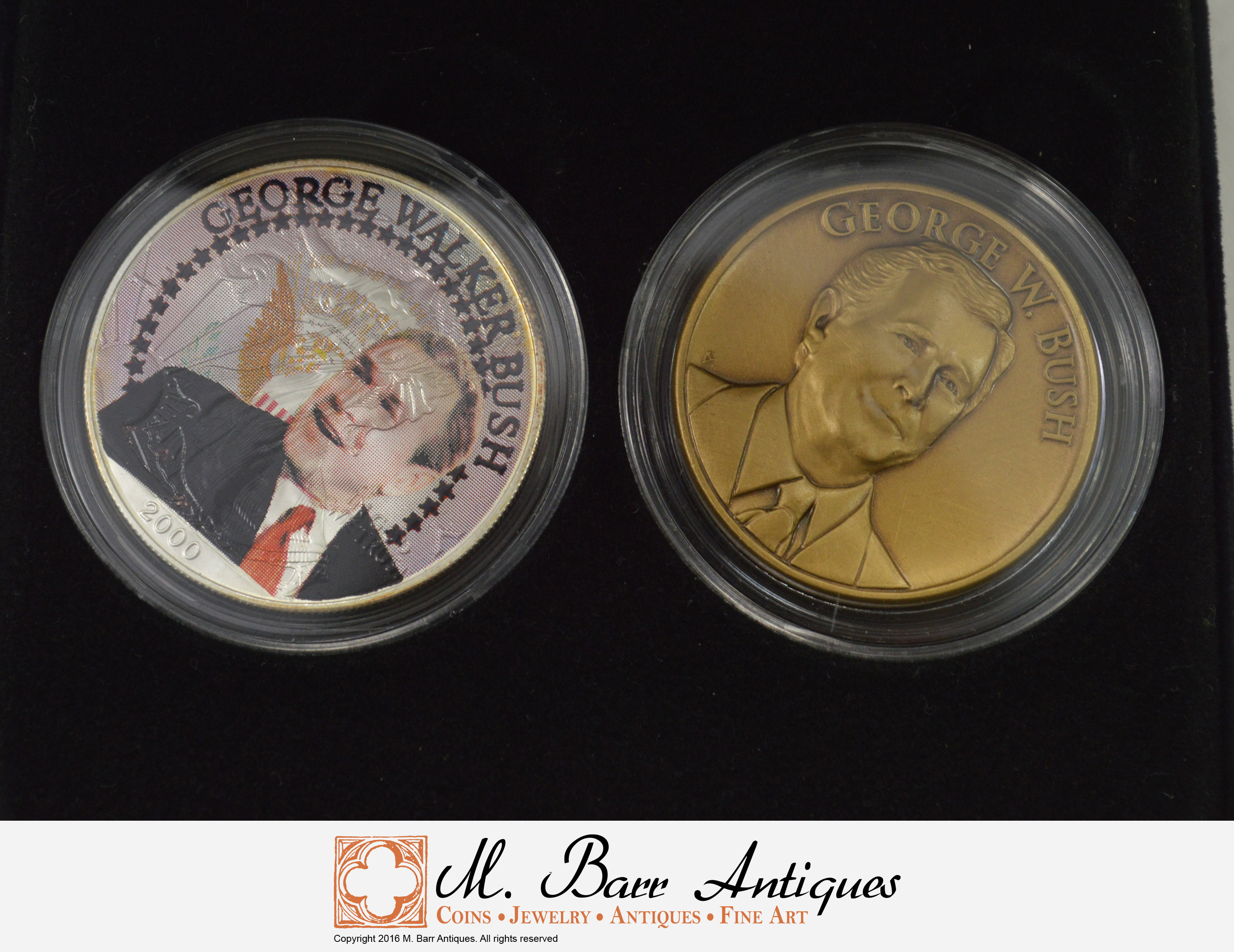 Historic Coin Collection - The Morgan Mint George W. Bush Inaugural ...