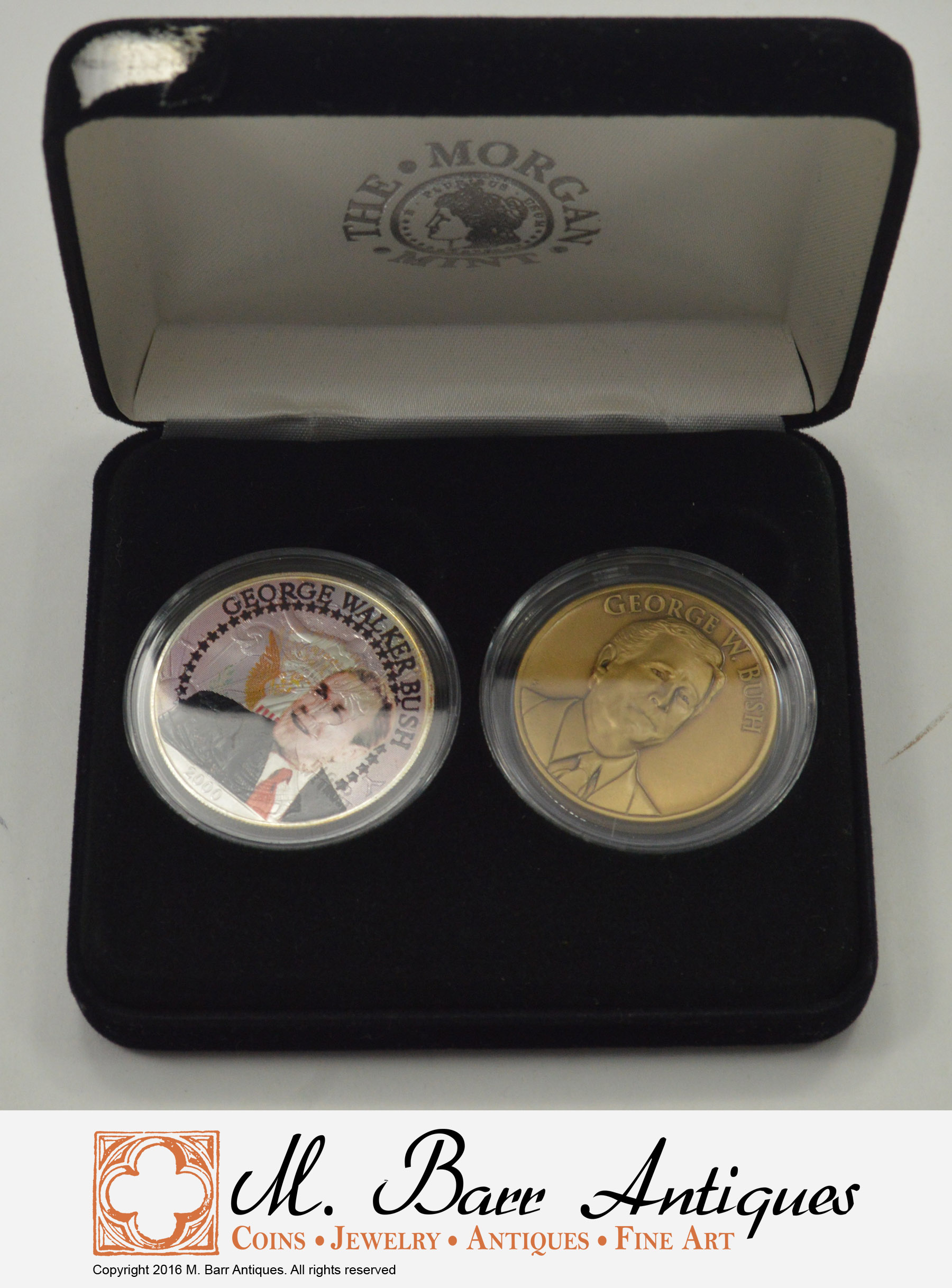 Historic Coin Collection - The Morgan Mint George W. Bush Inaugural ...